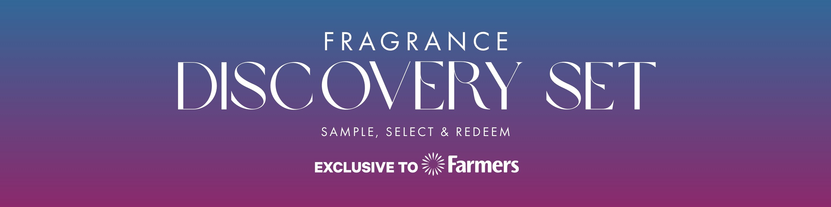 Luxury Fragrance Sample Set | Farmers