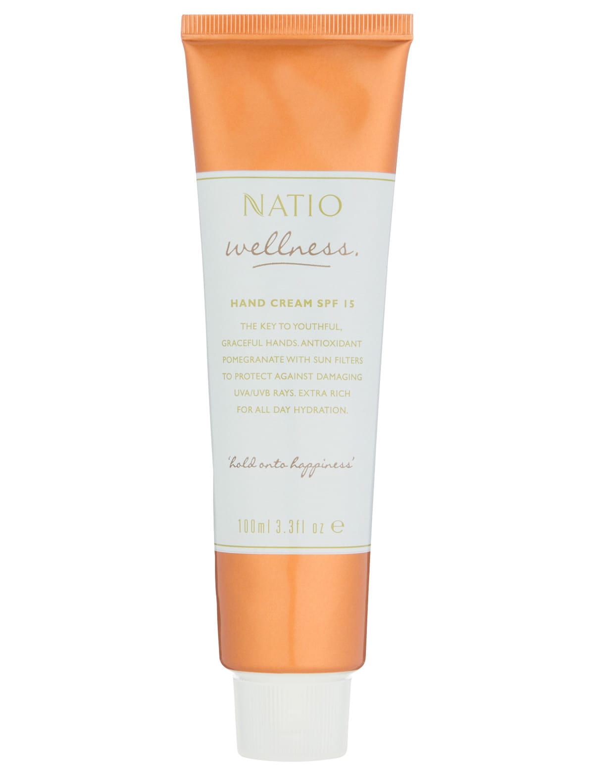 Natio Wellness Hand Cream SPF15, 100ml - Hand & Foot Care