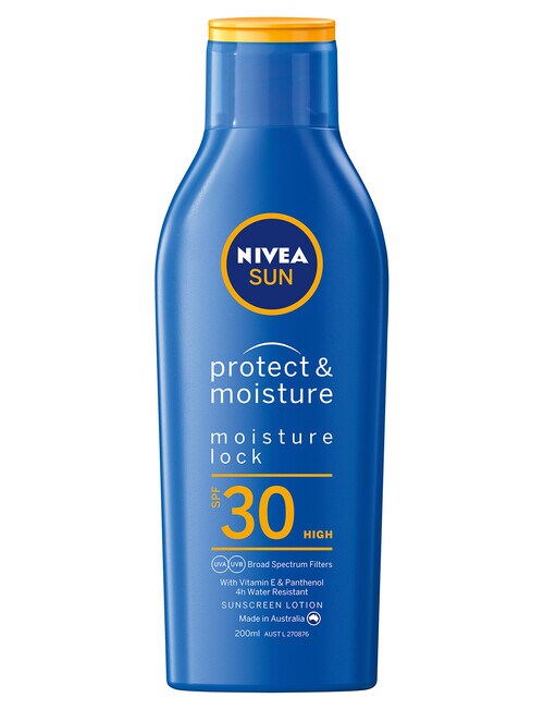 Nivea Sun Protect & Moisture Lotion SPF 30+, 200ml - Suncare & Tanning