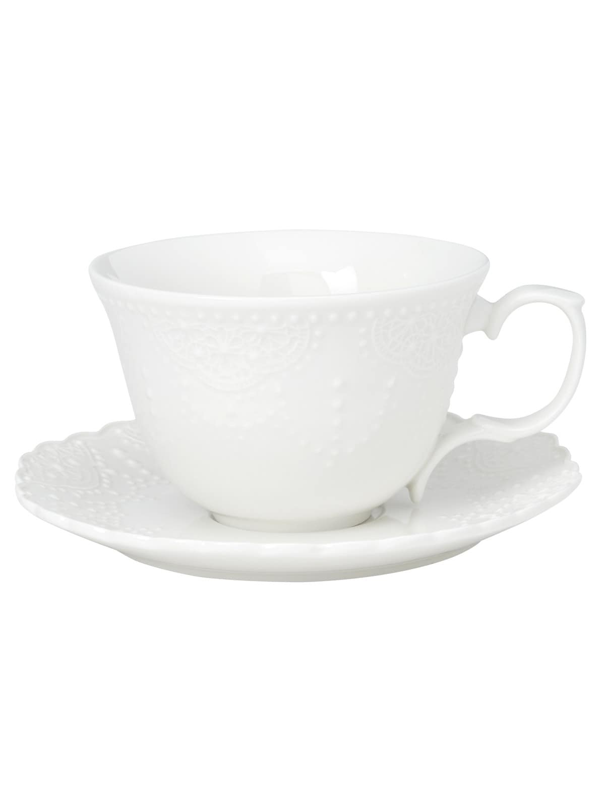 Kate Reed Parlour Lace Cup & Saucer, 250ml - Mugs
