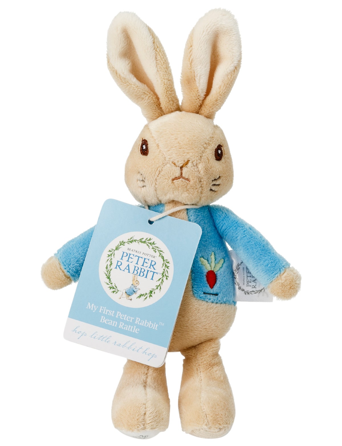 Peter Rabbit Flopsy Bunny Silk Rattle, Assorted - Nursery Toys & Play