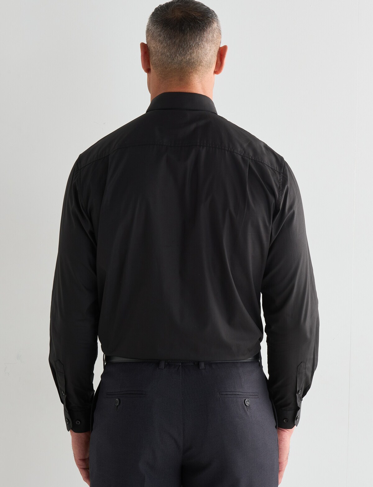 Chisel Essential Long-Sleeve Shirt, Black - Formal Shirts