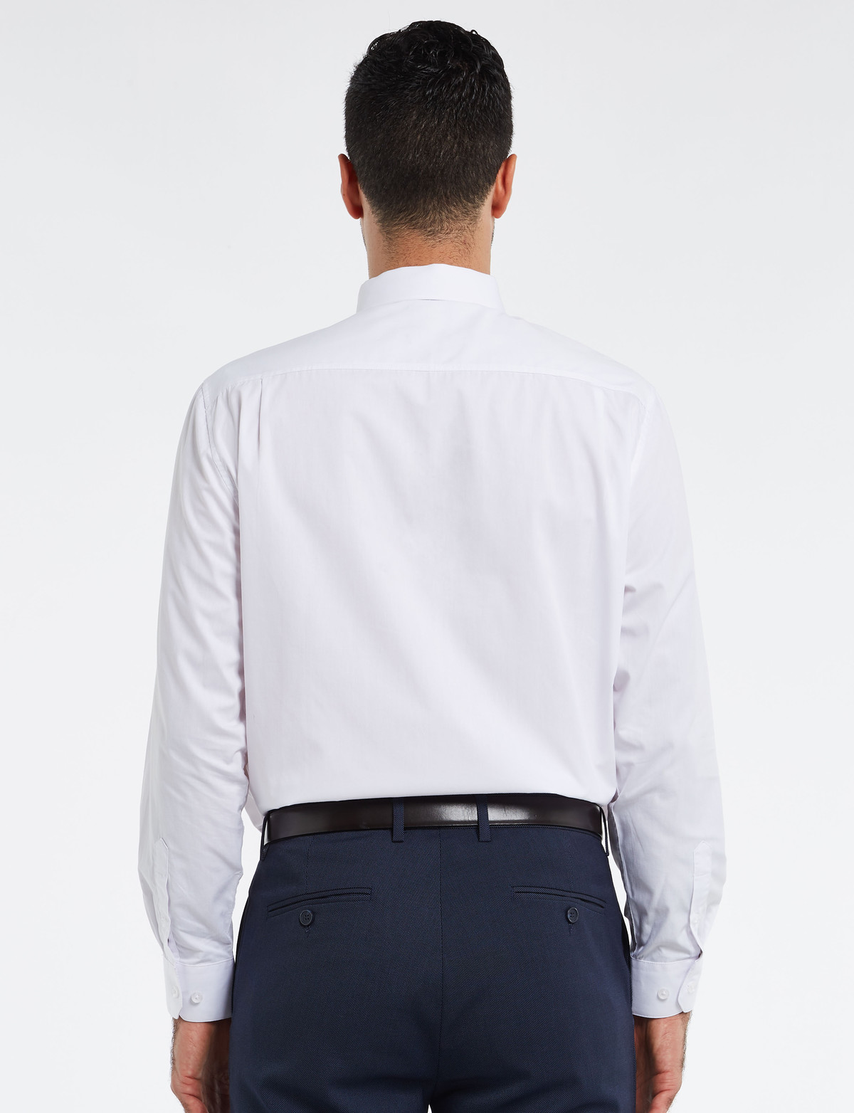 Chisel Essential Long-Sleeve Shirt, White - Formal Shirts