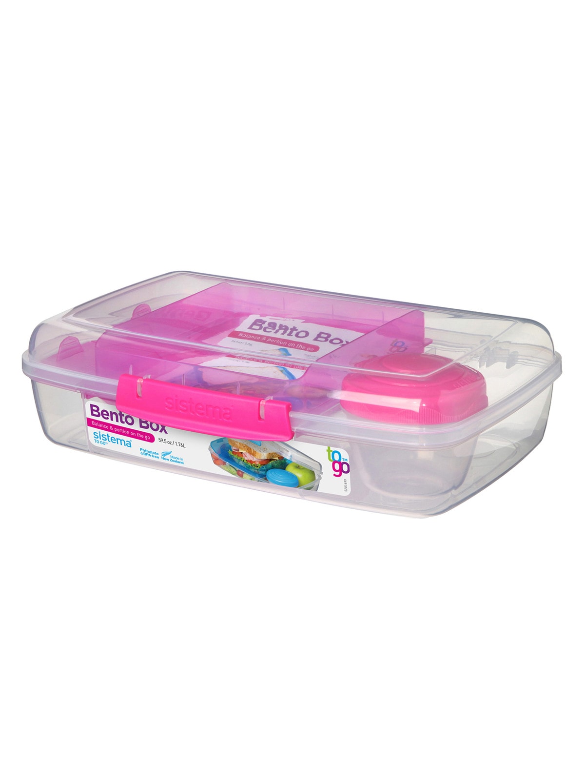Sistema To Go Bento Box, 1.76L, Assorted Colours - Drink Bottles ...