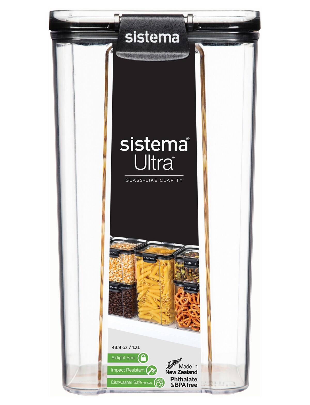 Sistema Ultra Square Storage Container, 1.3L - Food Storage
