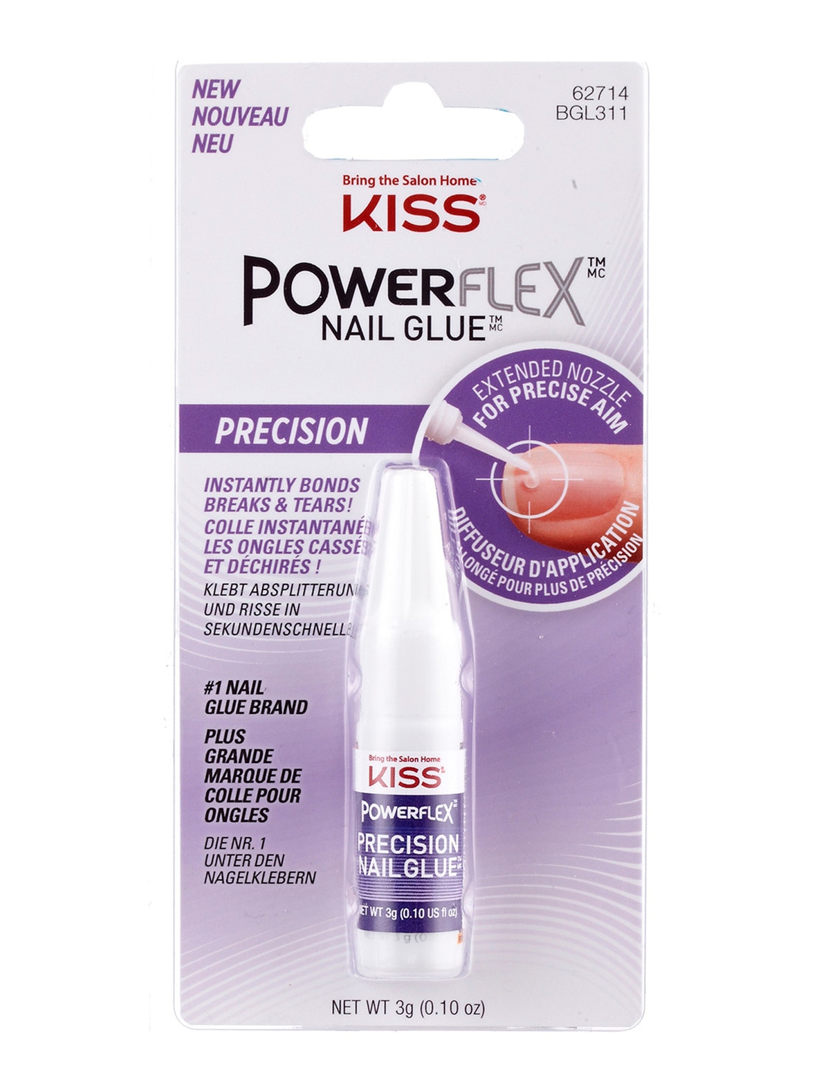Kiss Nails Powerflex Repair Nail Glue - Nail Care & Tools