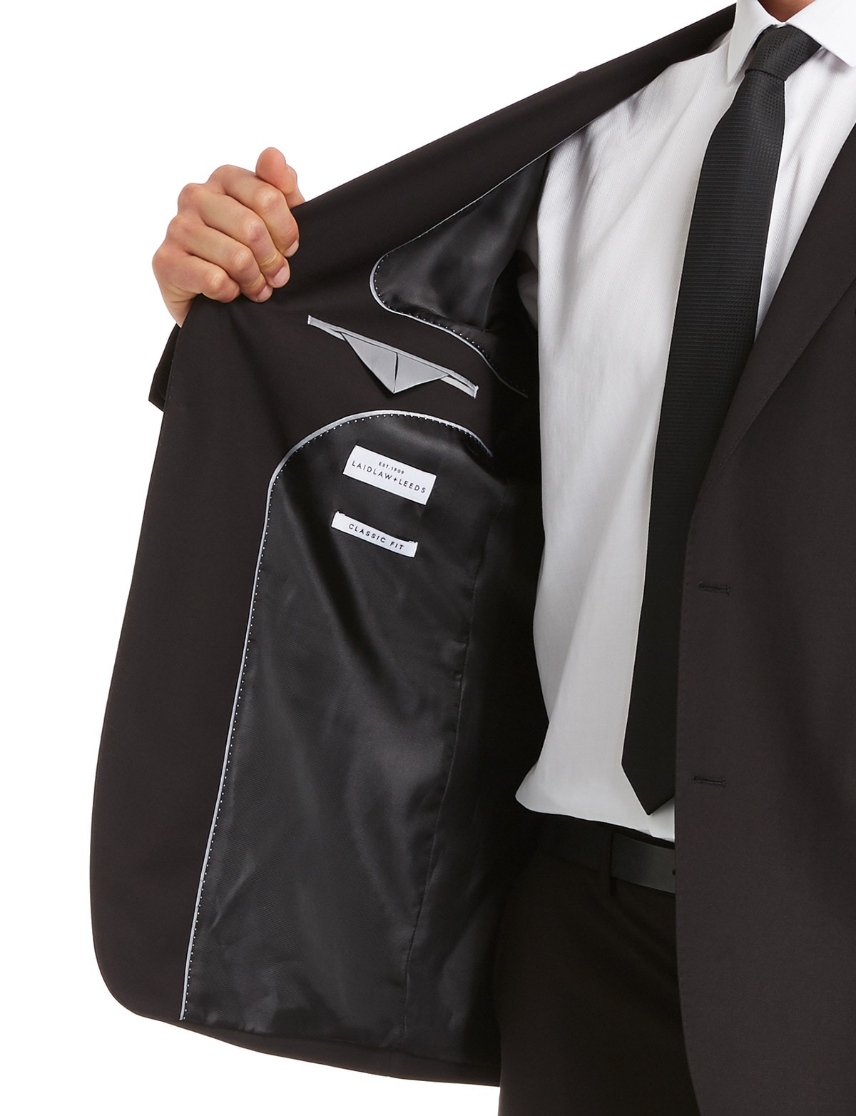 Laidlaw + Leeds Classic Jacket, Black - Suit Jackets & Pants