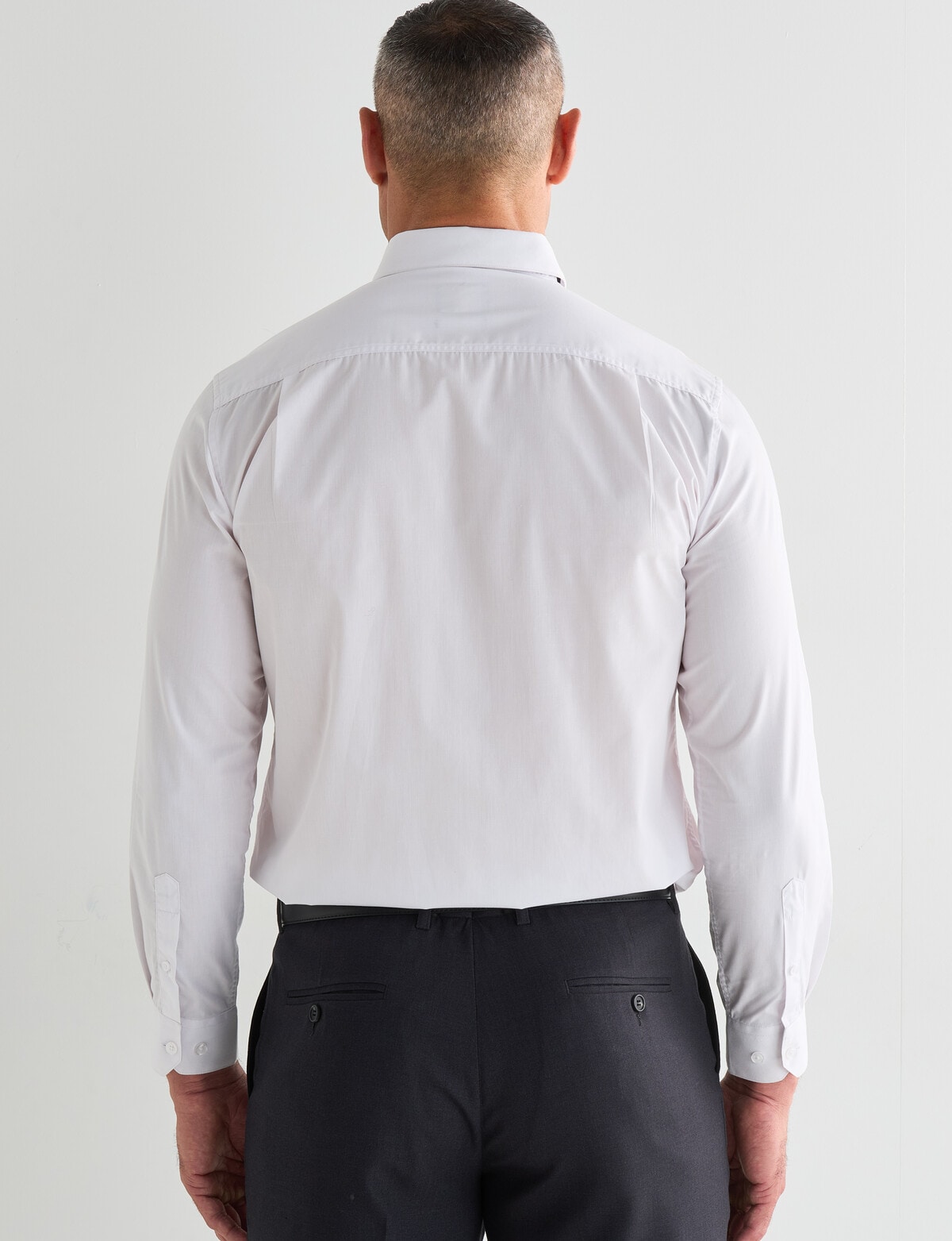 Chisel Tailored Fit Long Sleeve Shirt, White - Formal Shirts