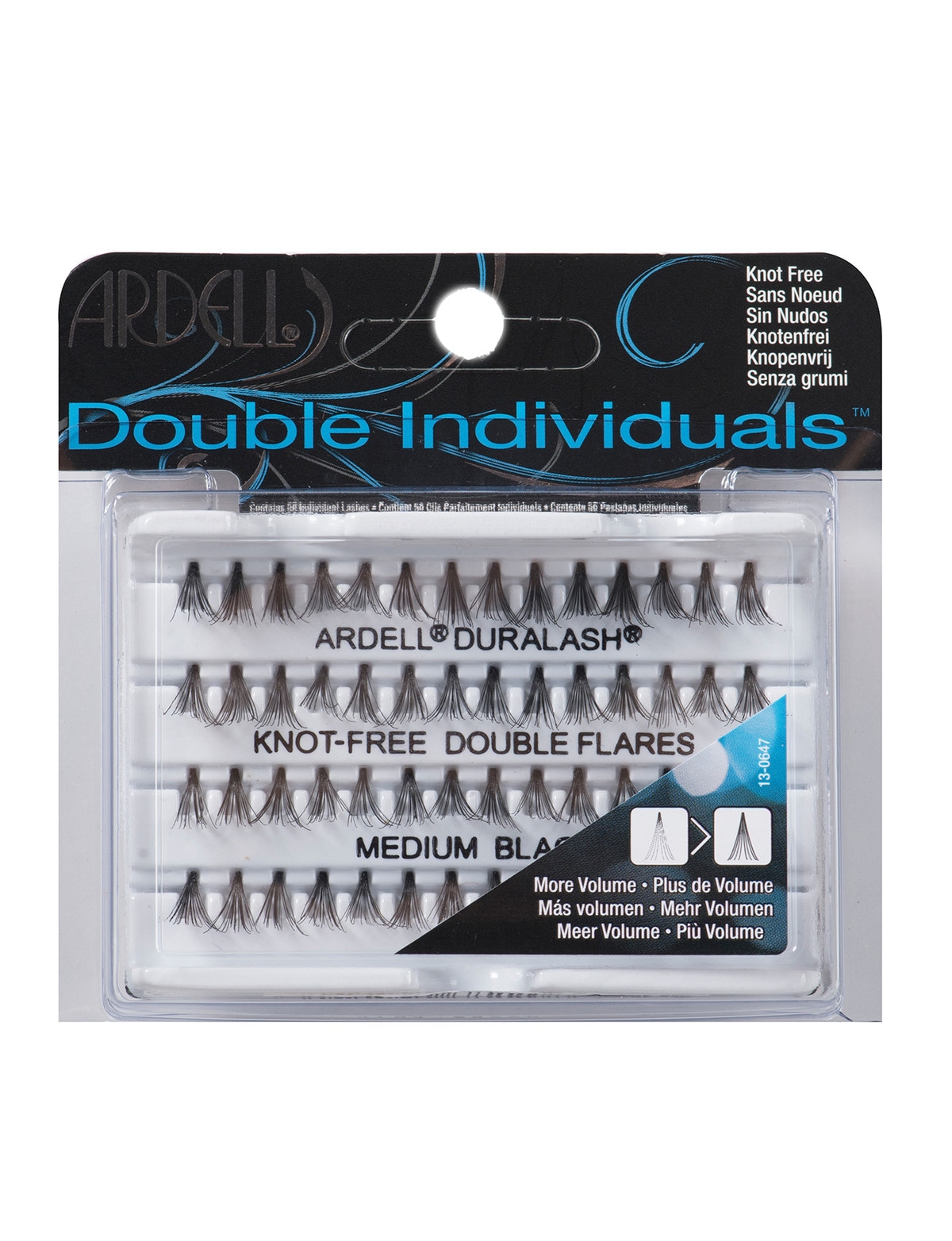 Ardell Duralash Individual Double Flare Medium Black - Eyes