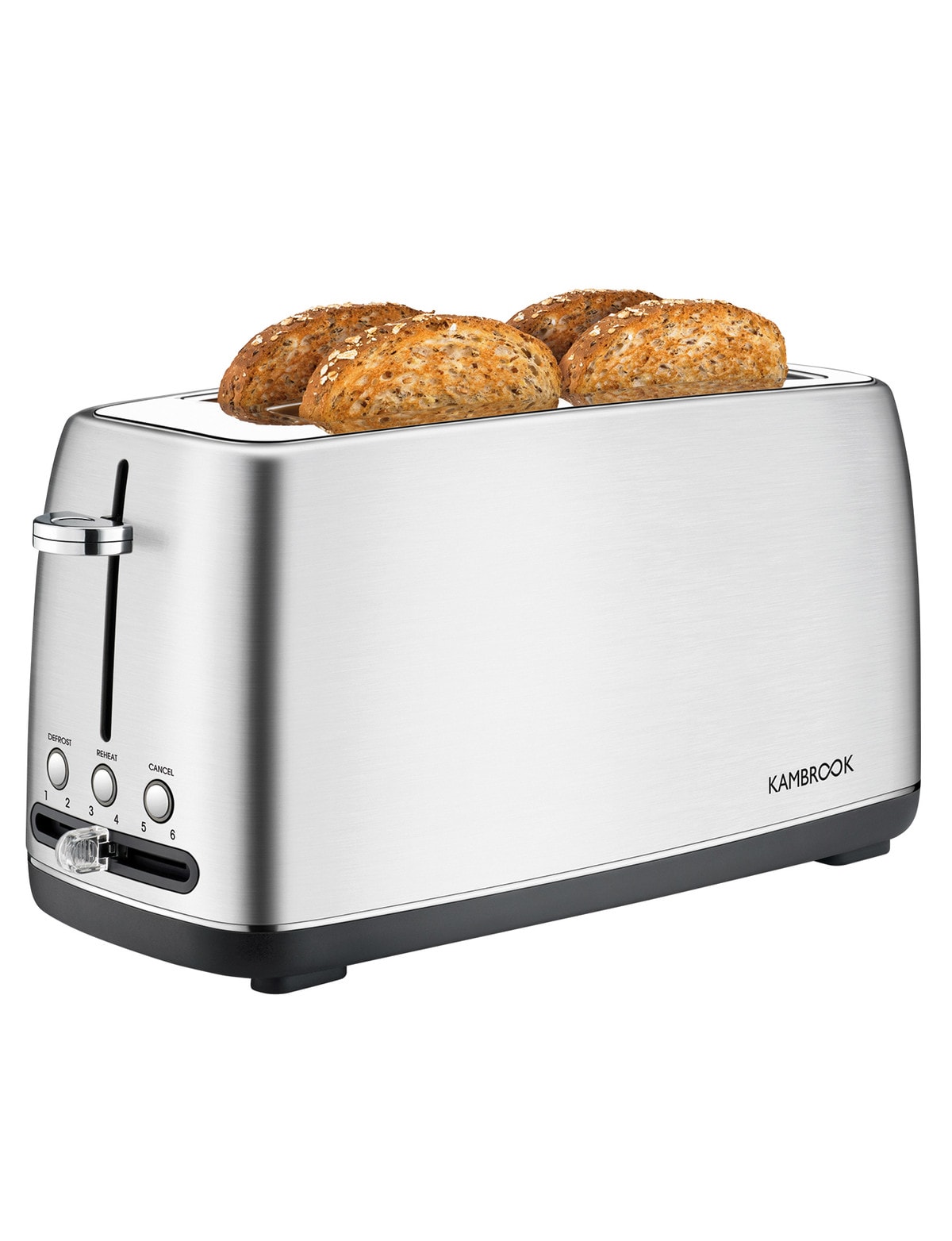 Kambrook Perfect Slice 4-Slice Toaster, KTA470BSS - Toasters
