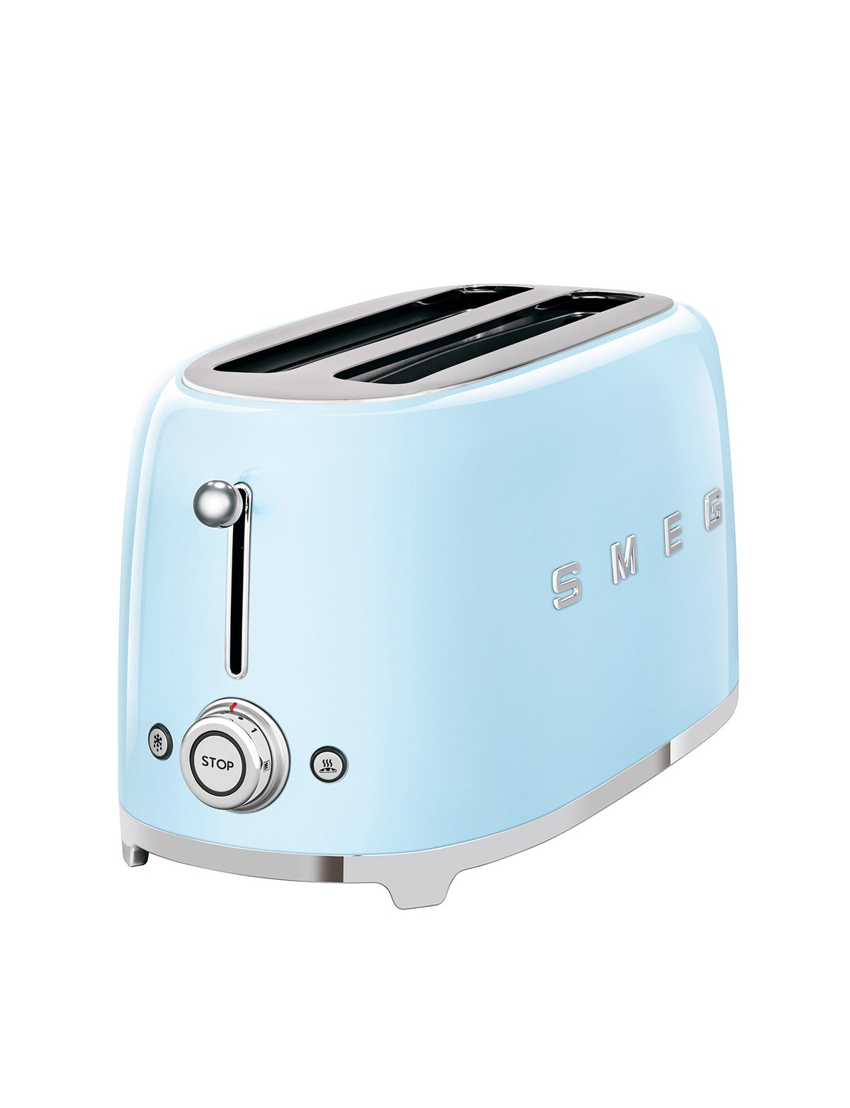 Smeg 4 Slice Toaster, Pastel Blue, TSF02 - Toasters