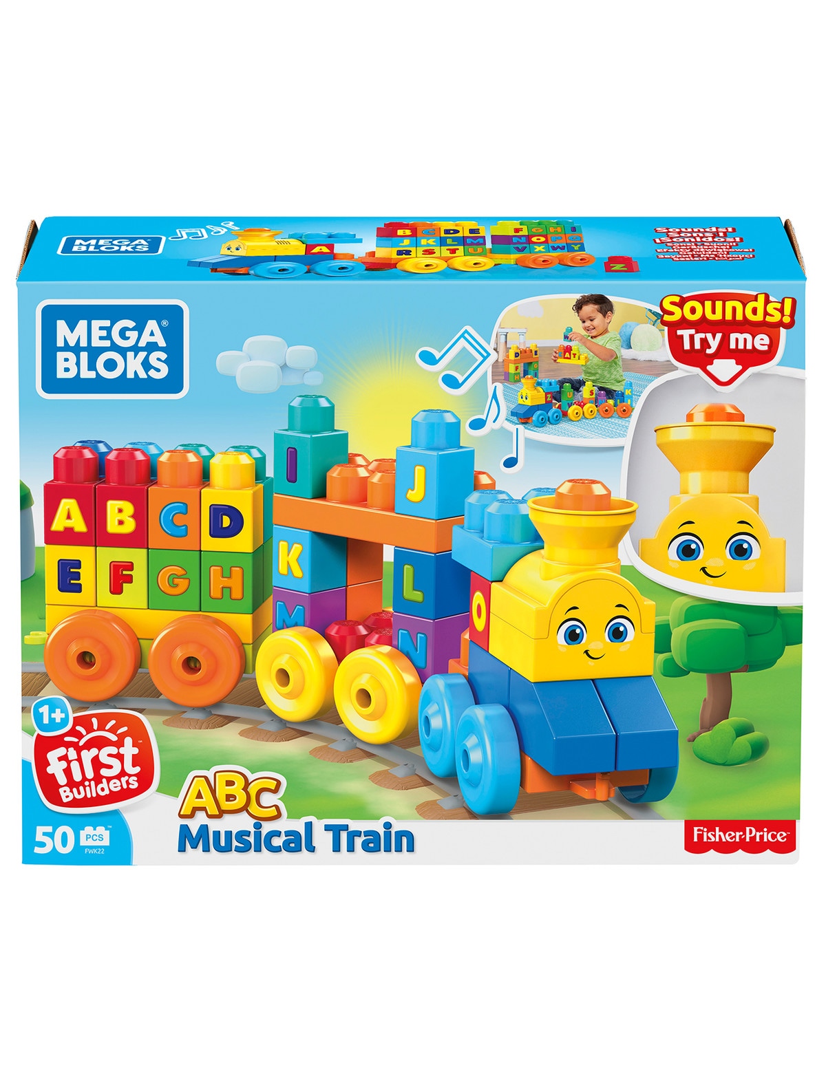 Mega Bloks ABC Learning Train - Lego & Construction