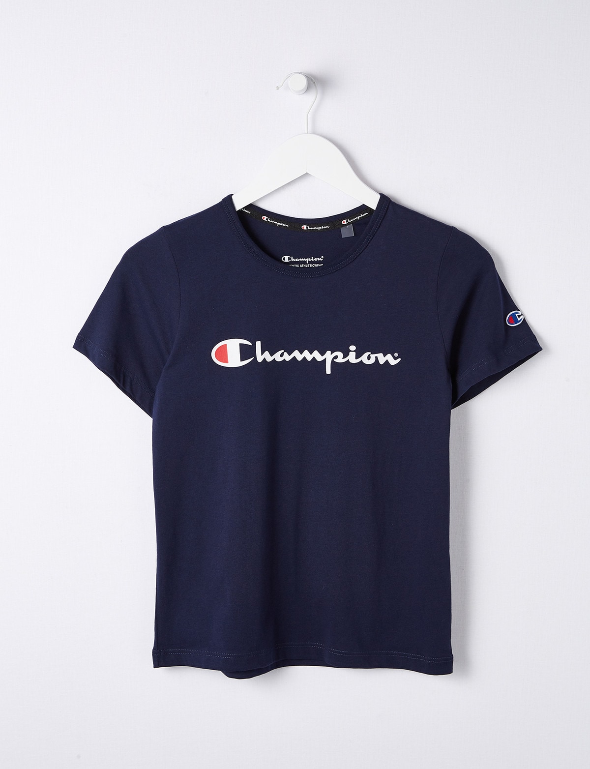 Champion Script Tee, Navy - T-Shirts & Shirts