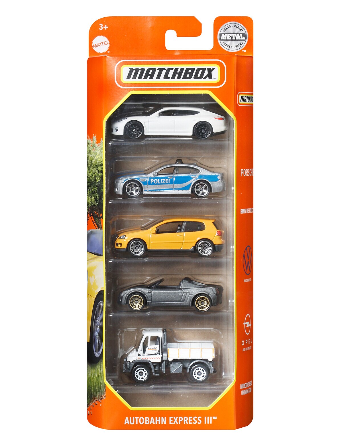 Matchbox 5-Car Pack, Assorted - Cars, Trucks & Remote Control