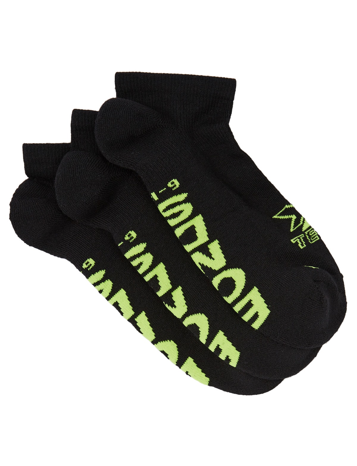 Bonds X-Temp Low-Cut Sock, 3-Pack, Black - Socks