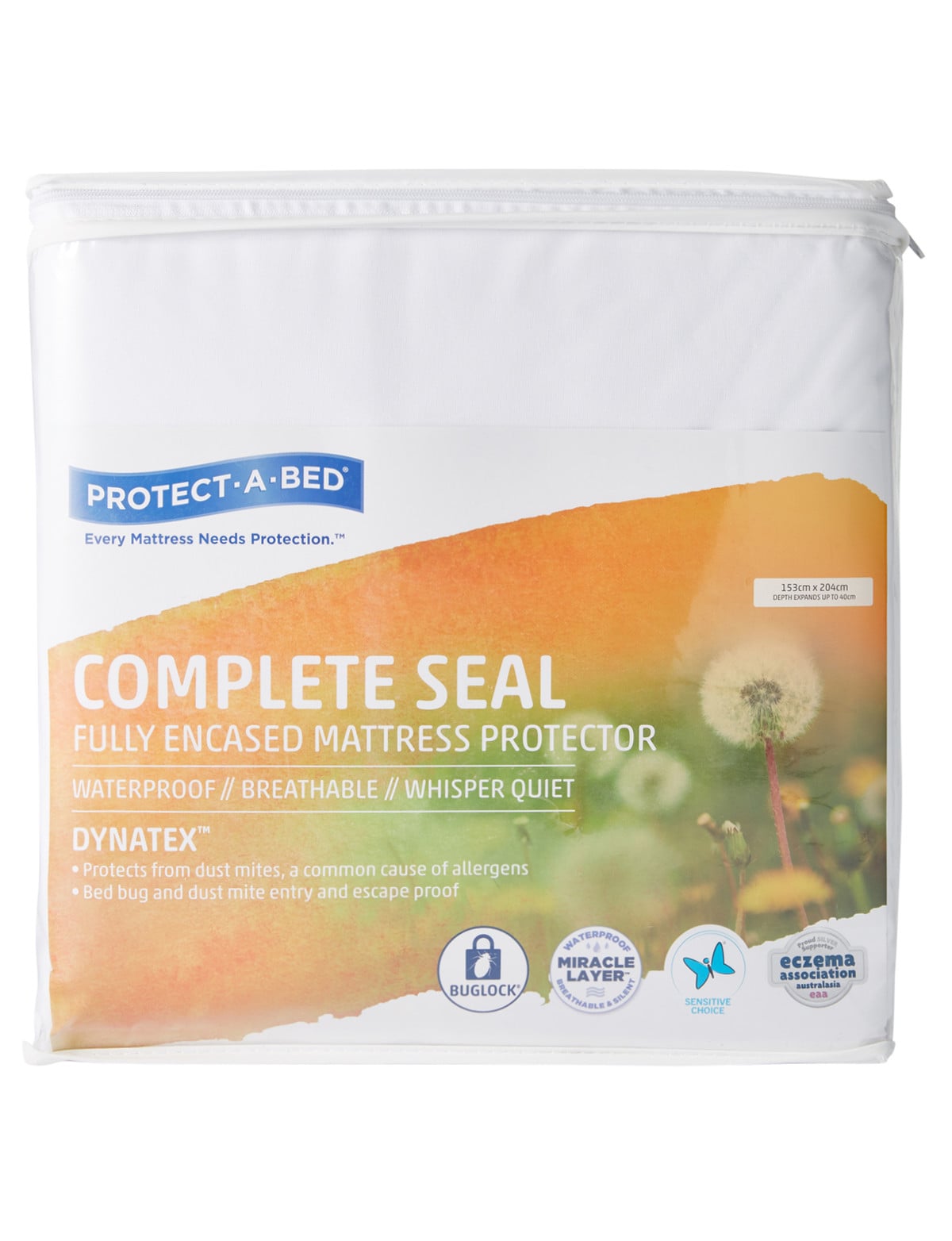 Protect-A-Bed Fully Sealed Mattress Protector - Underlays & Protectors
