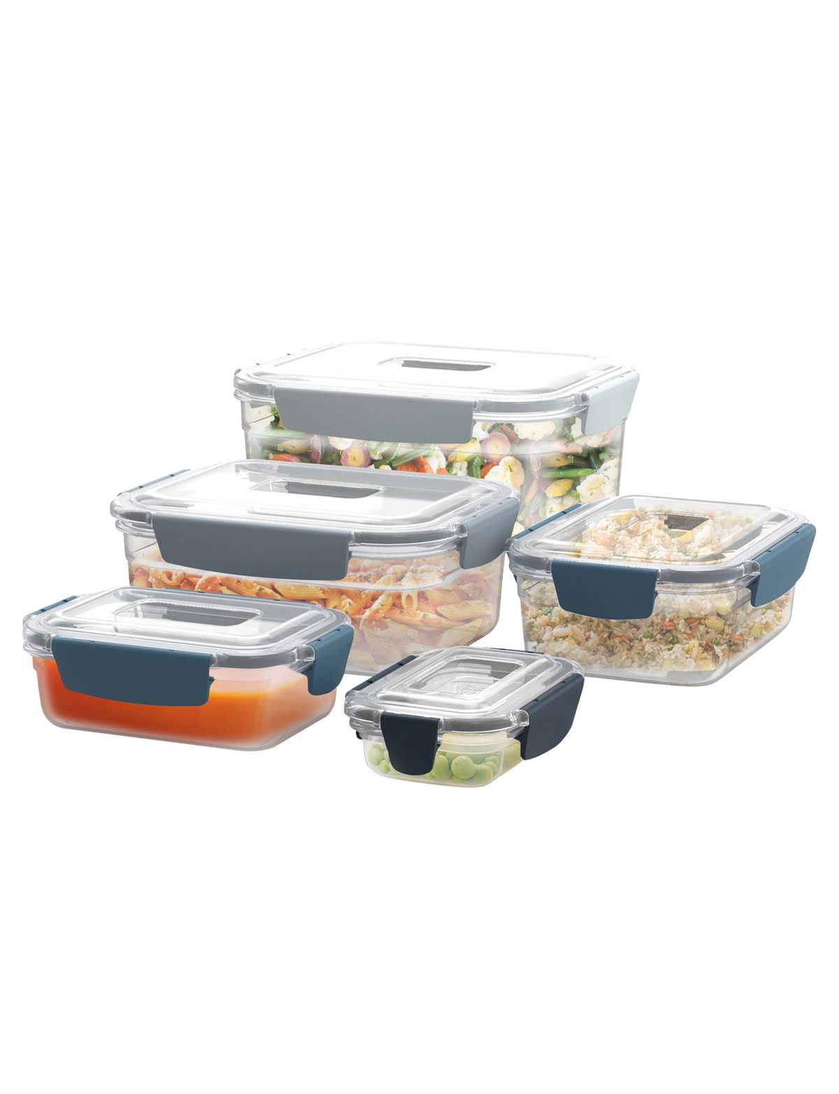 Joseph Joseph Editions Nest Lock Containers Set, Set-of-5, Sky - Food ...