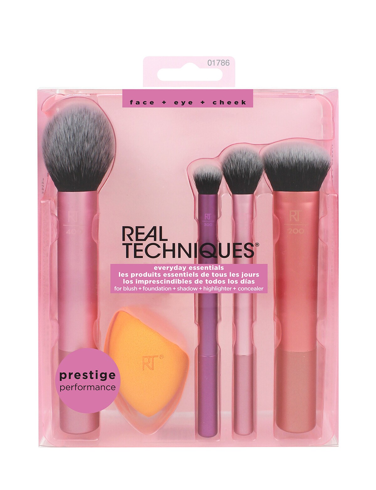 Real Techniques Everyday Essentials Set - Makeup Brushes & Tools