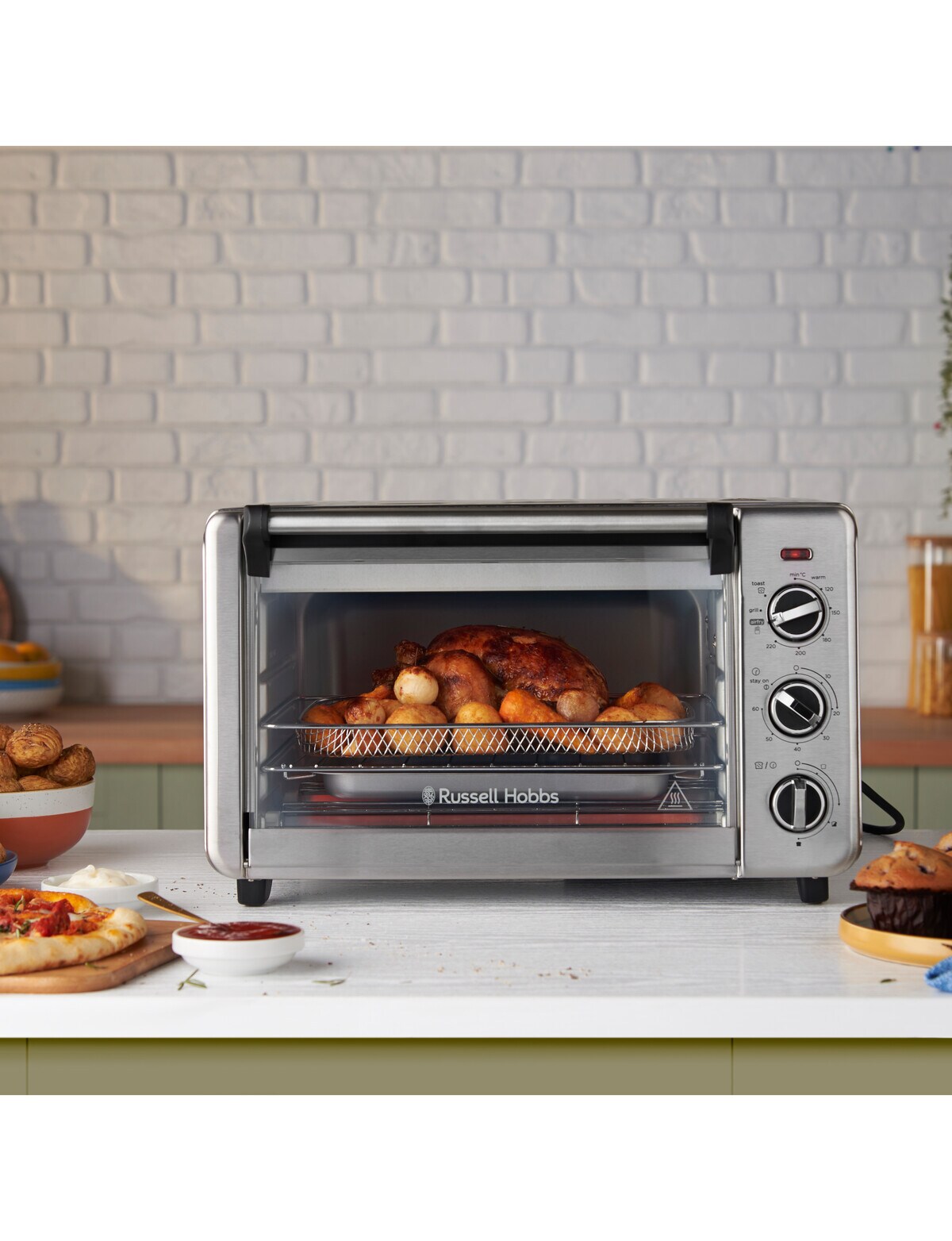 Russell Hobbs 20L Airfry Toaster Oven, RHTOV25 - Microwaves & Mini Ovens
