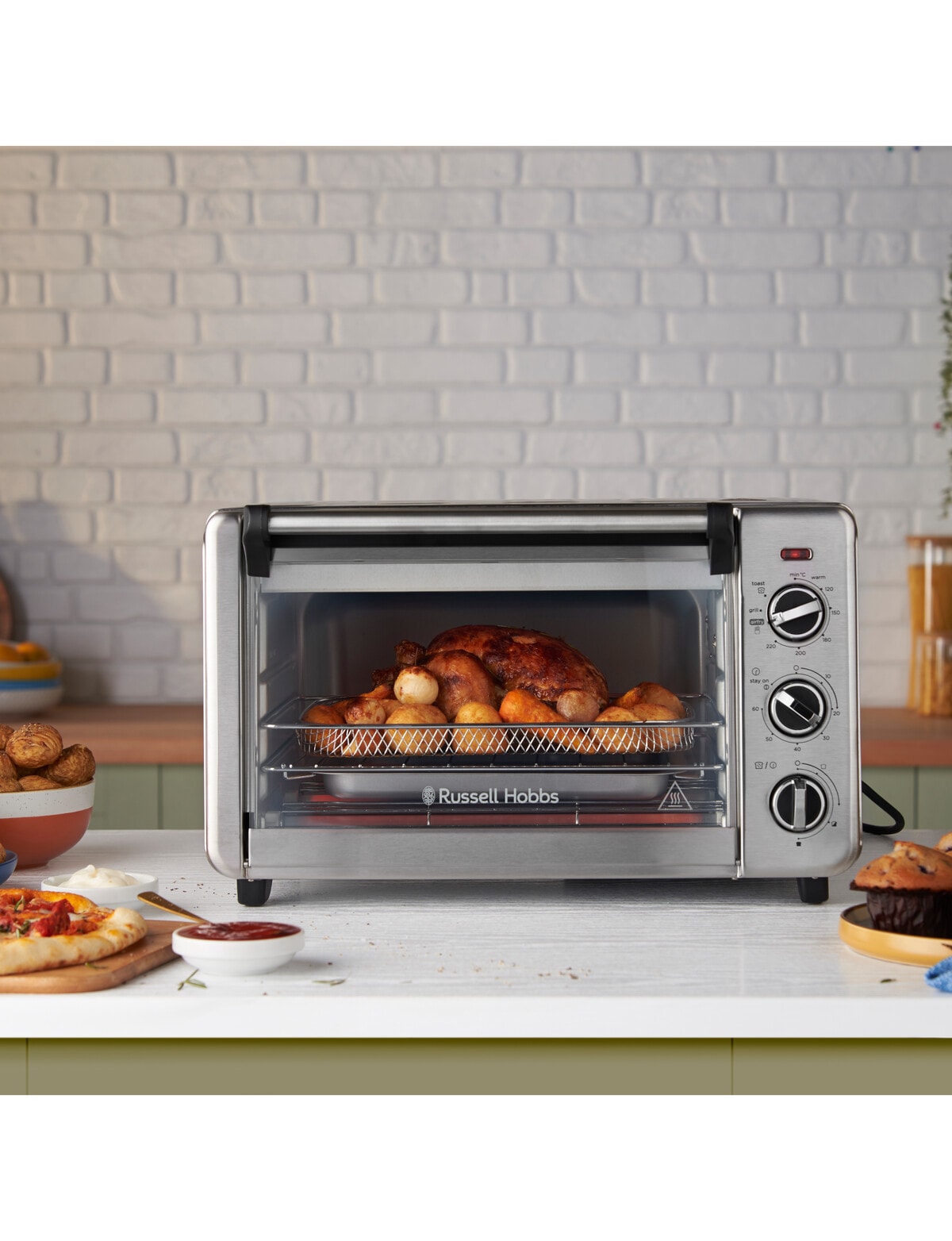 Russell Hobbs 20L Airfry Toaster Oven, RHTOV25 - Microwaves & Mini Ovens