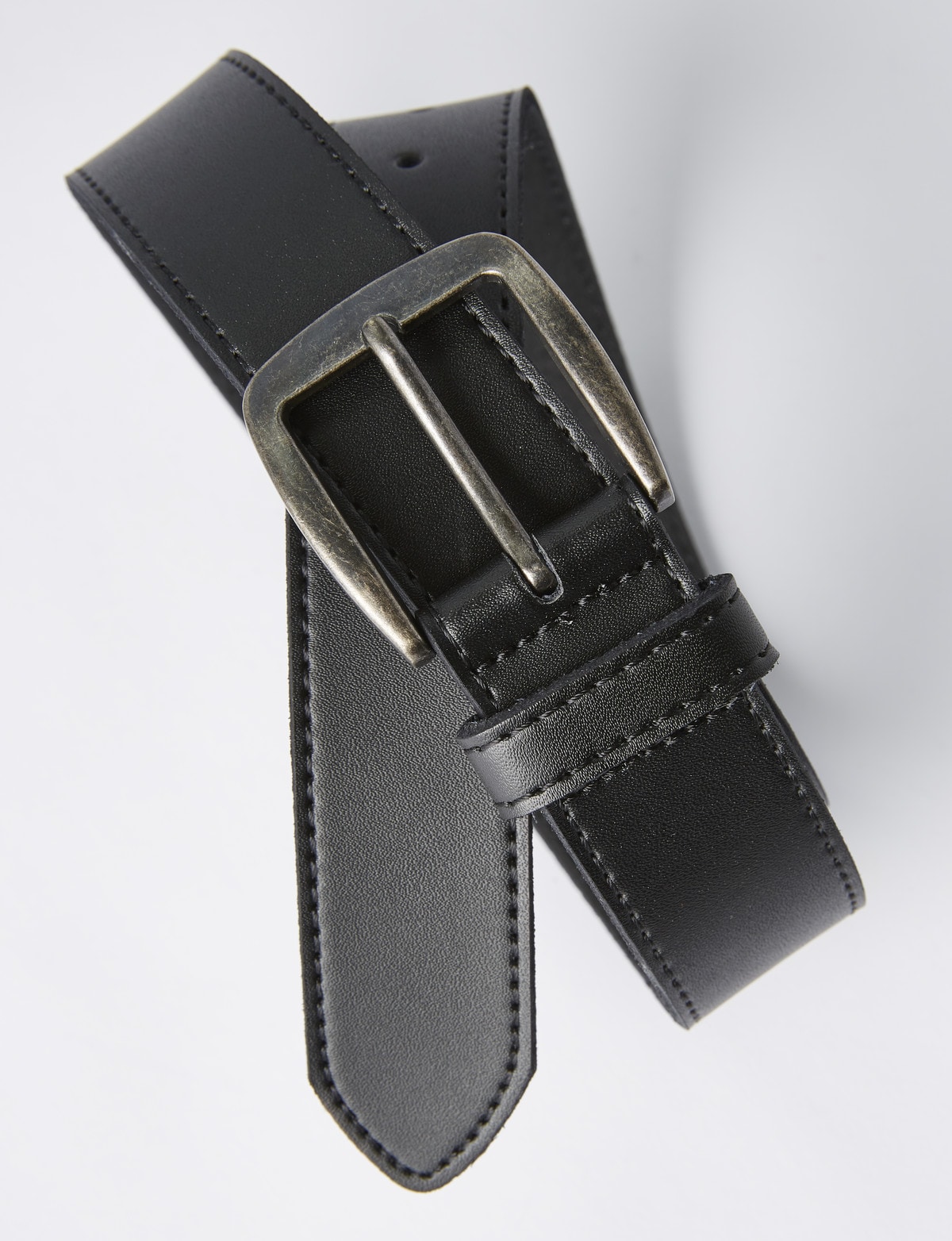 Chisel Texan Leather Belt, Black - Belts