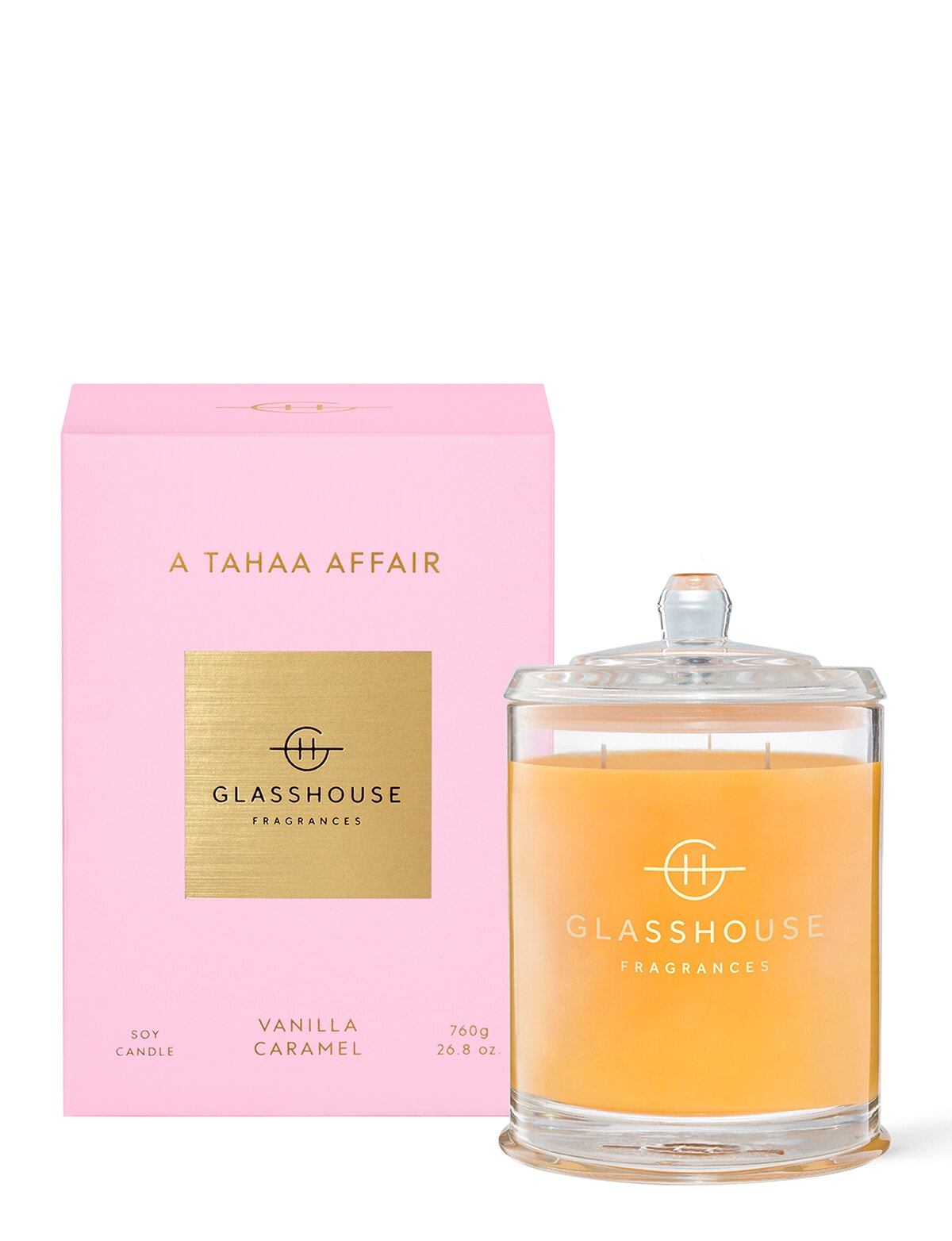 Glasshouse Fragrances A Tahaa Affair Candle, 760g - Candles & Home ...