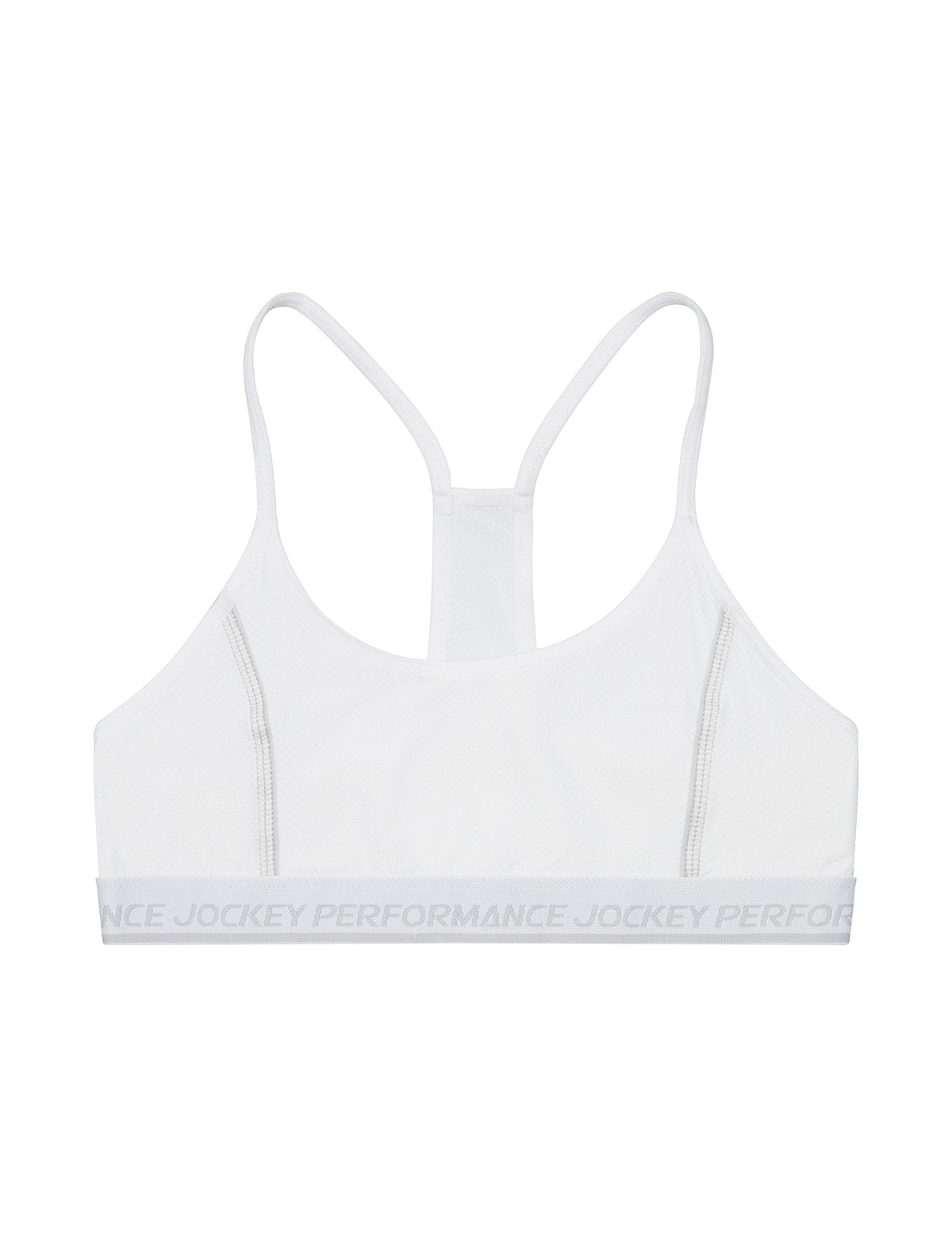 Jockey Dry Impact Crop, White, 8-16 - Underwear