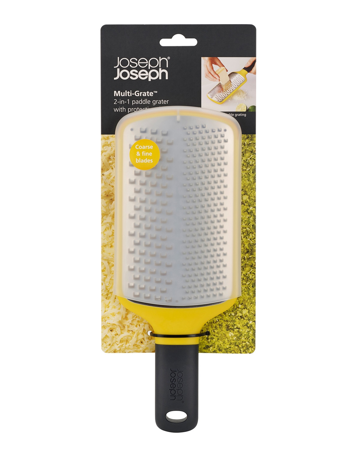 Joseph Joseph Multi-Grate Paddle Grater, Yellow - Utensils & Knives