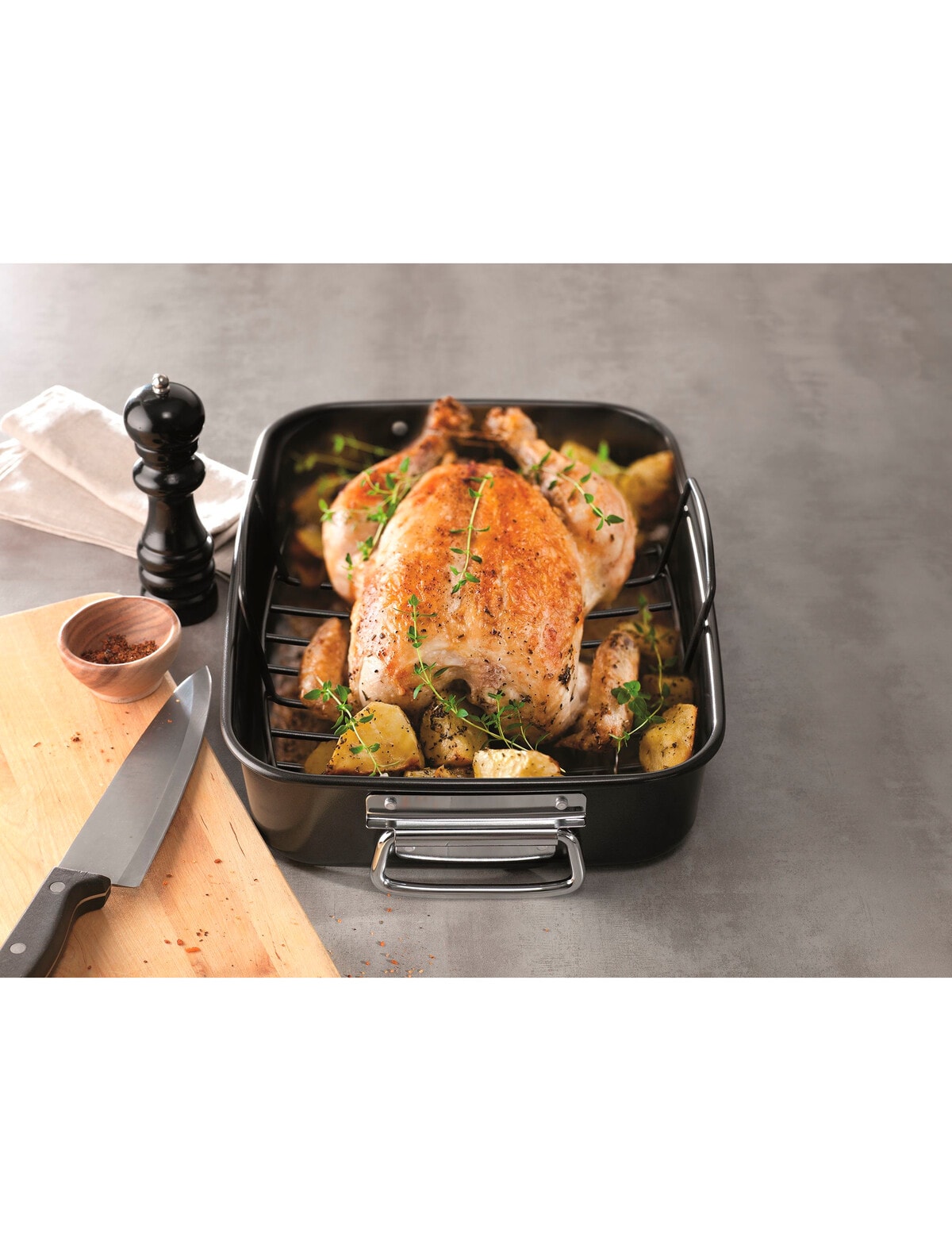 Baccarat Professional Roaster & Rack - Bakeware