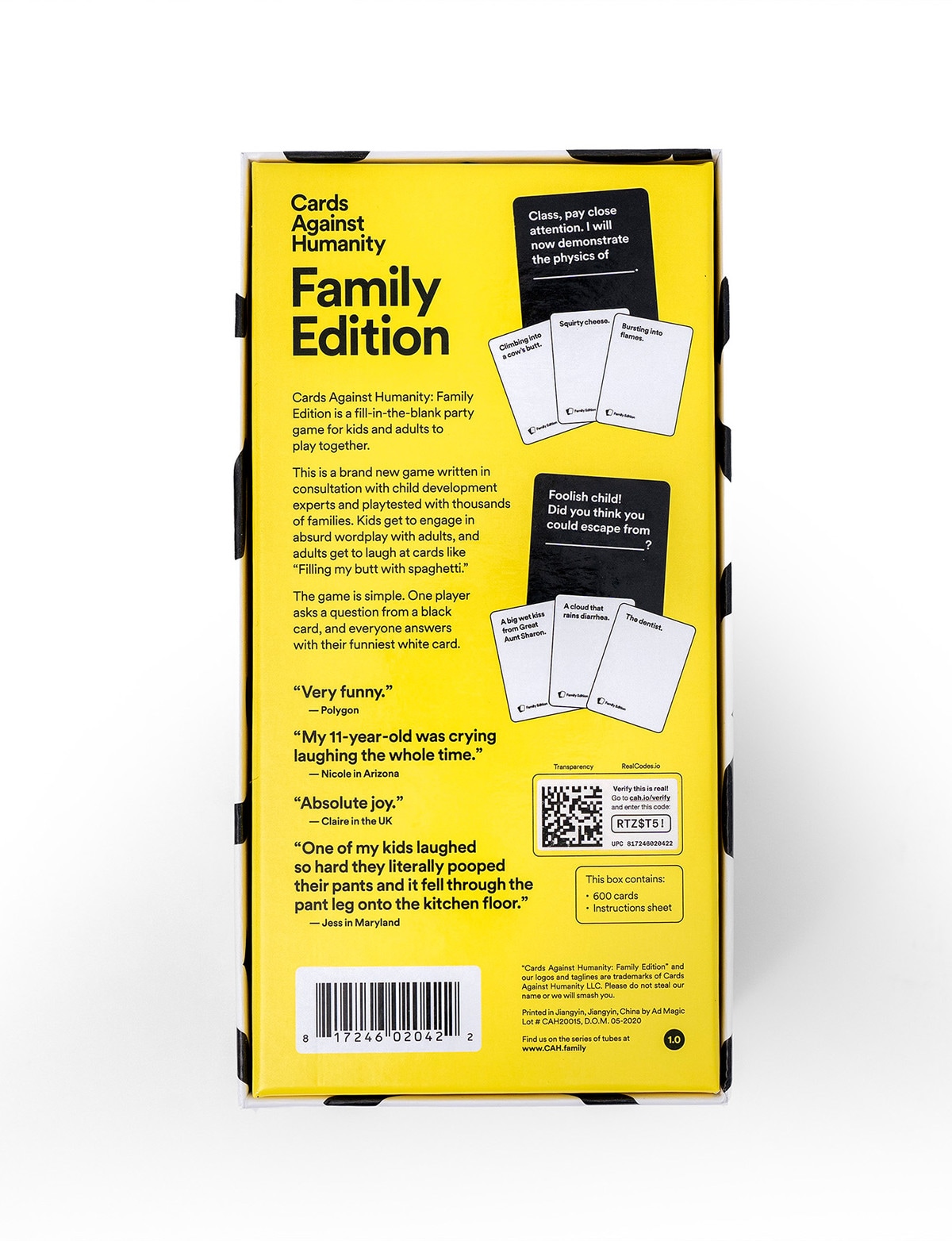 Games Cards Against Humanity Family Edition - Games, Cards & Puzzles