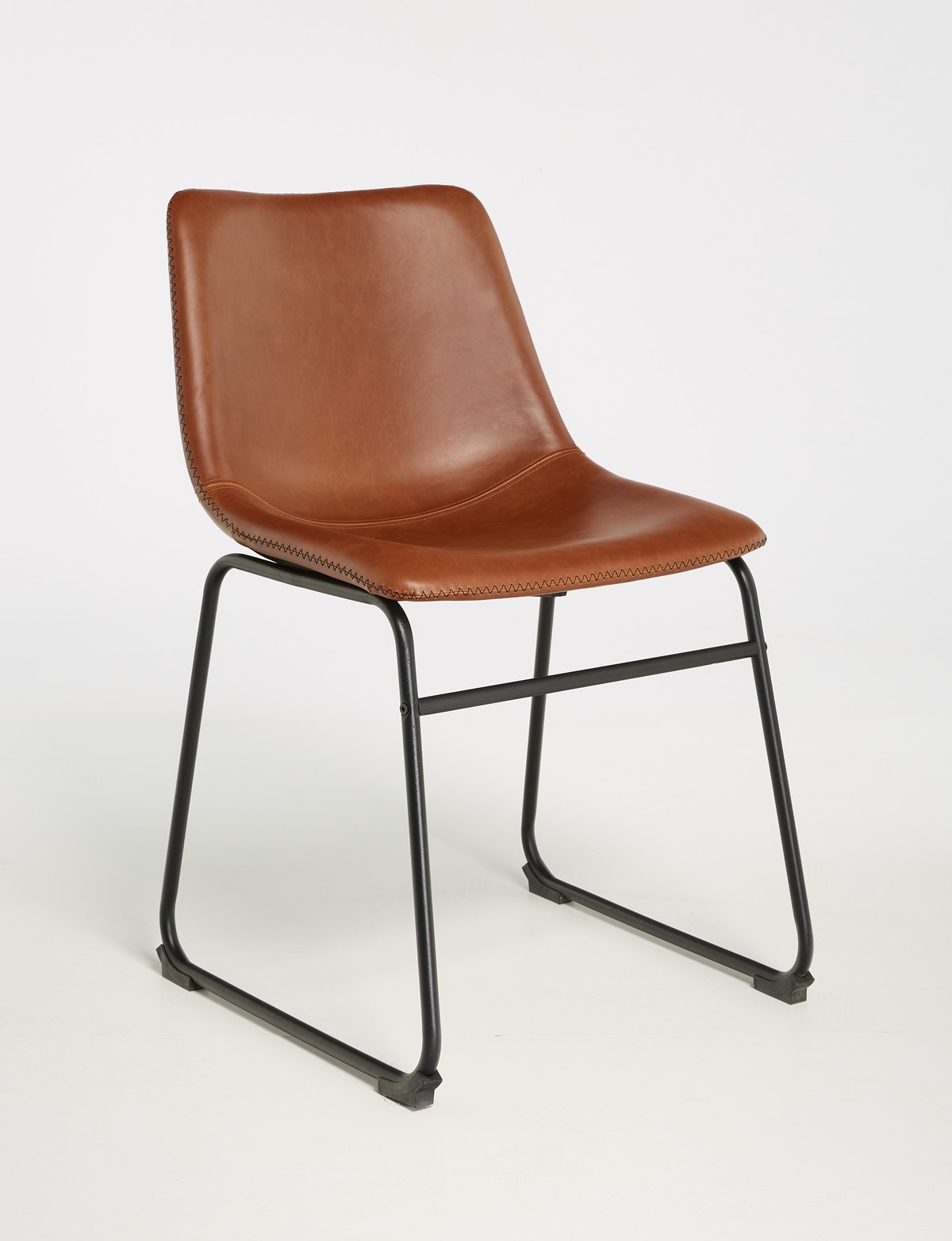LUCA Furniture Nova Dining Chair, Brandy - Dining Chairs & Benches