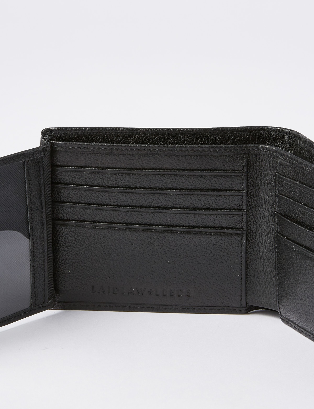 Laidlaw + Leeds Horizontal Wallet, Black - Wallets & Bags