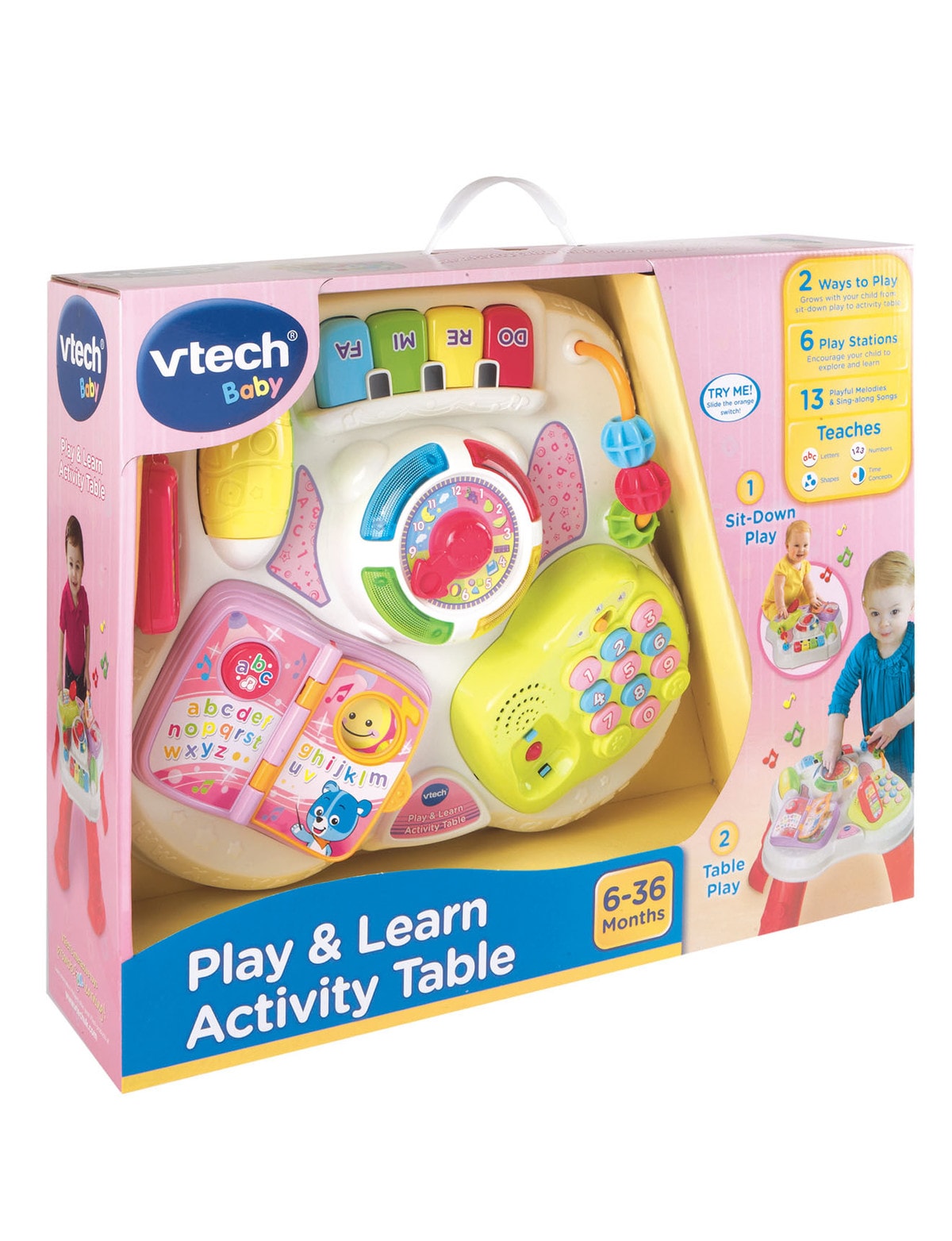 Vtech Play & Learn Activity Table, Pink - Infants & Preschool