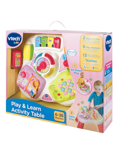 Vtech Play & Learn Activity Table, Pink - Infants & Preschool
