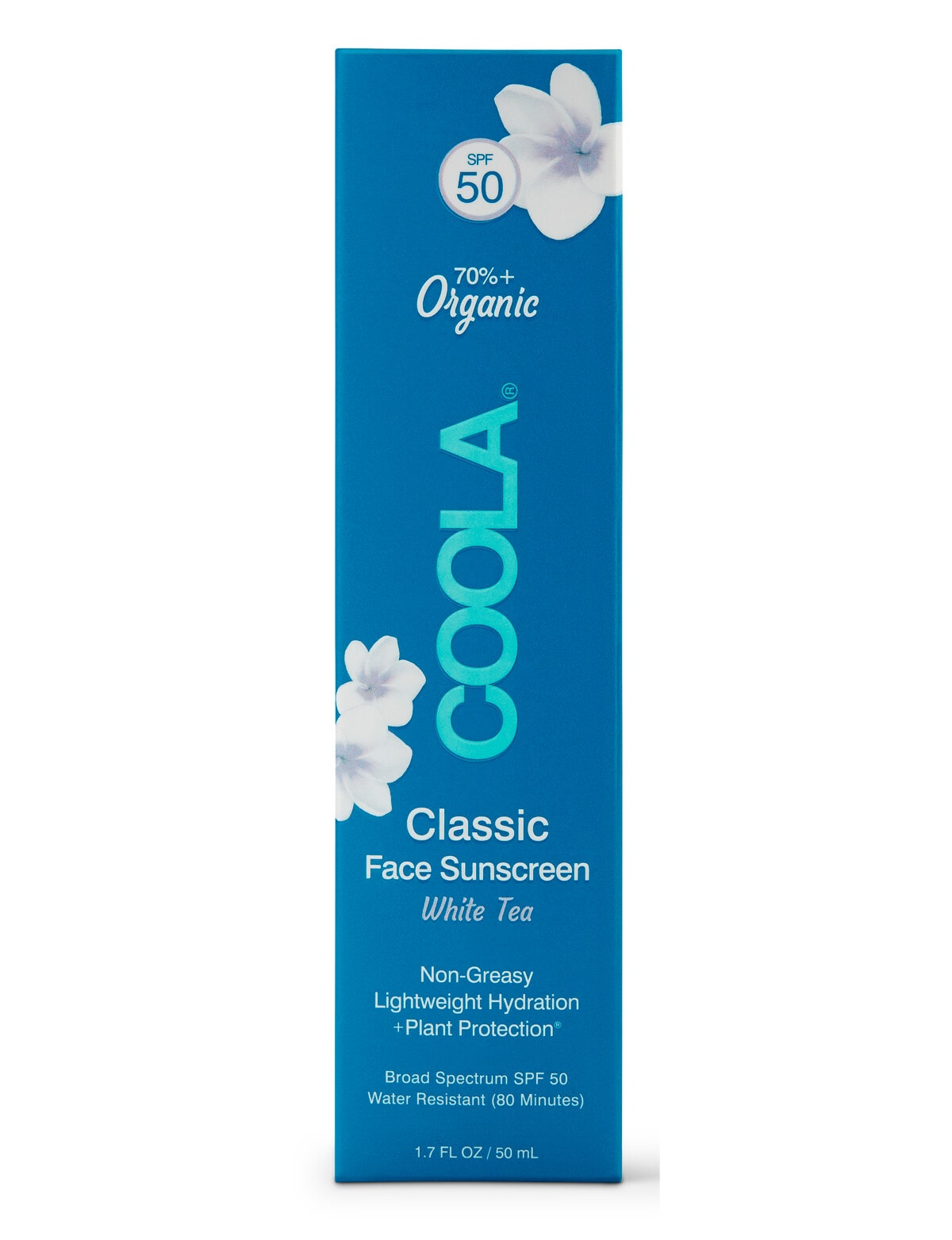 COOLA Classic Face Sunscreen SPF 50 White Tea, 50ml - Suncare & Tanning
