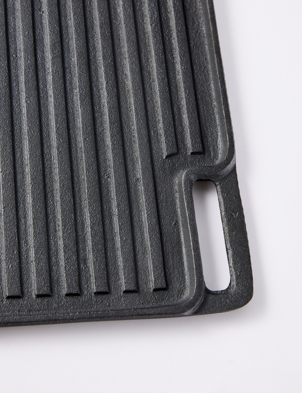 SouthWest Pre-Seasoned Cast Iron Griddle, 46cm x 26cm - Saucepans & Frypans