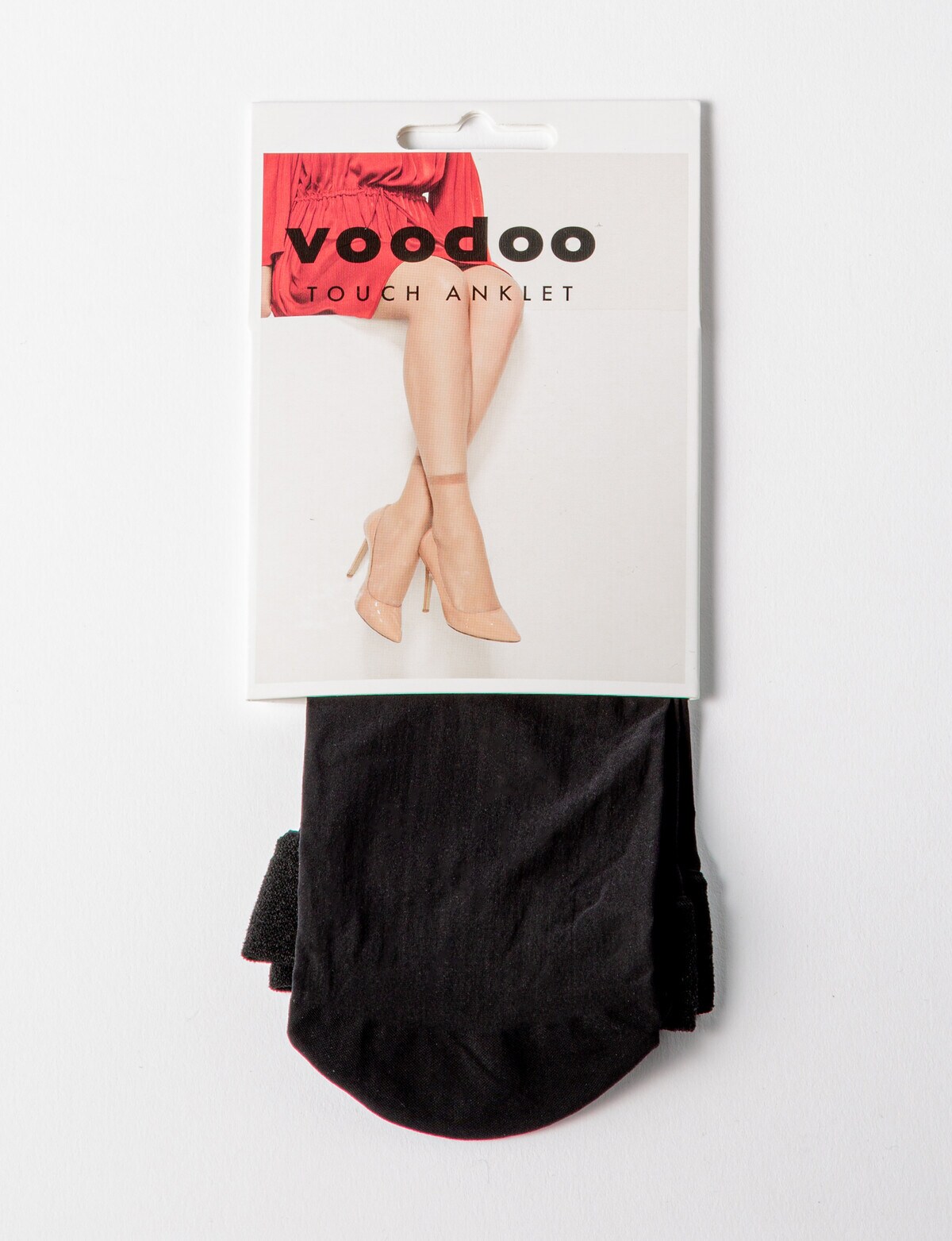 Voodoo Touch Anklet, 15D, Black - Hosiery