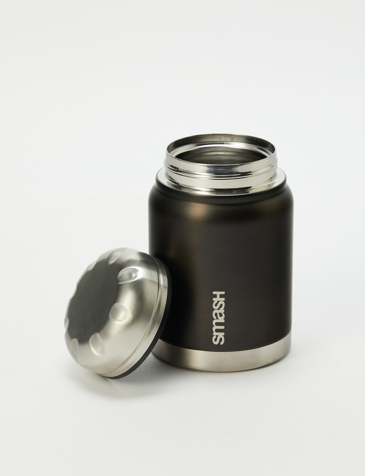 Smash Eco Food Flask, 500ml, Black - Drink Bottles & Lunchboxes
