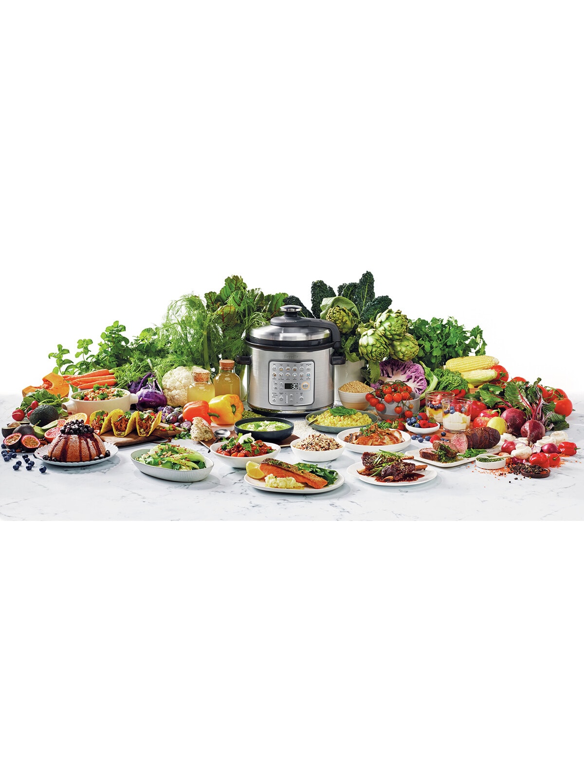 Breville The Fast Slow Go Pressure Cooker, BPR680BSS - Pressure Cookers