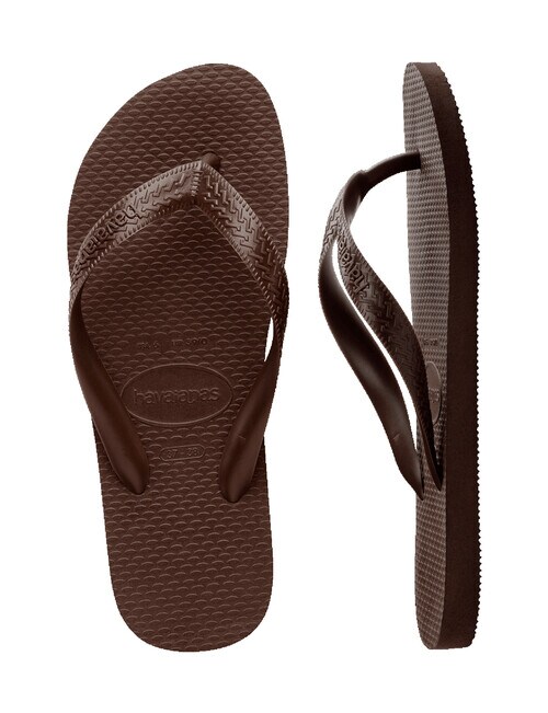 Havaianas Colour Jandal, Dark Brown - Jandals