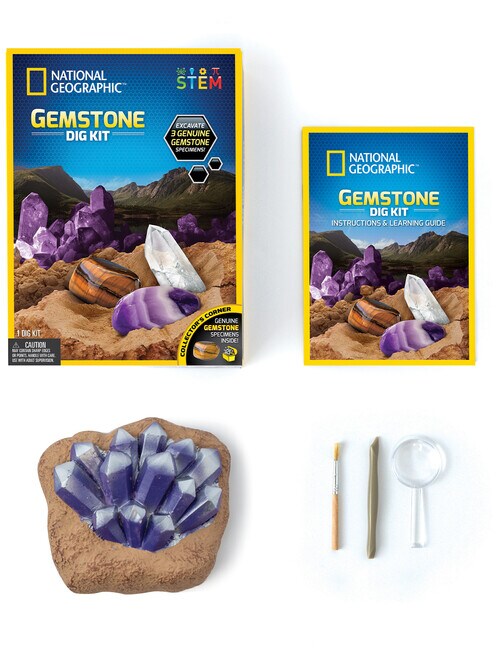 National Geographic Gem Dig Kit - Science & Electronic Toys
