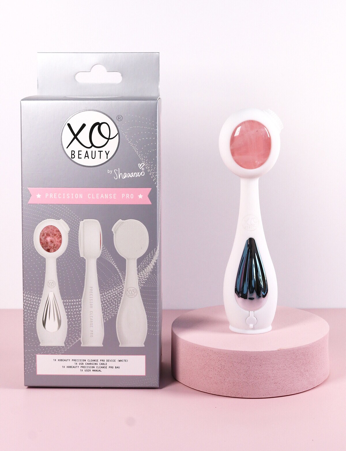 xoBeauty Precision Cleanse Pro, White - Cleansers & Makeup Removers