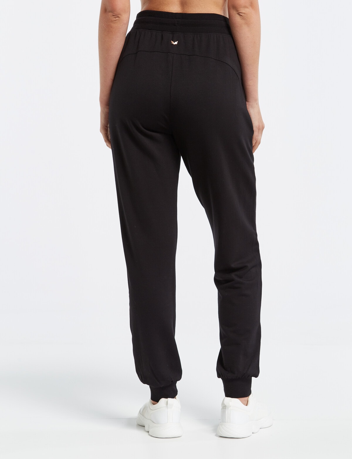 Superfit Zip Trackie Pant, Black - Activewear