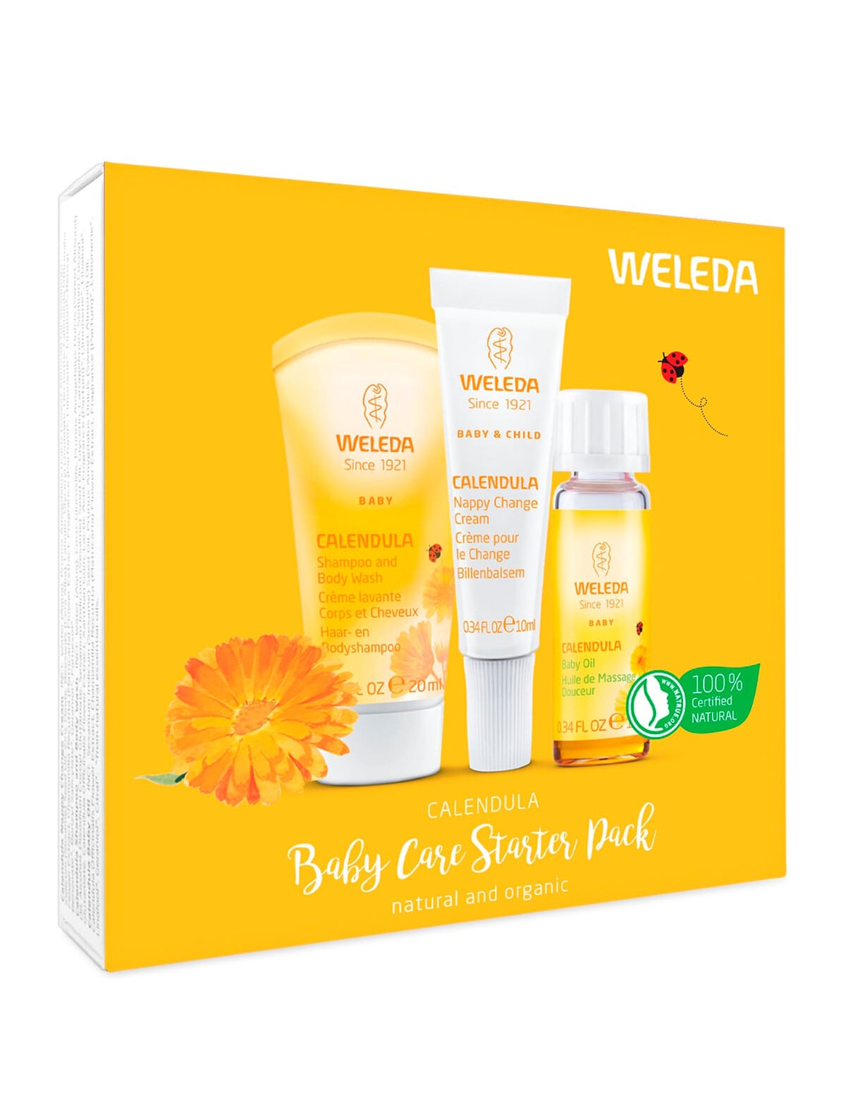Weleda Calendula Baby Care Starter Pack - Changing & Bathing