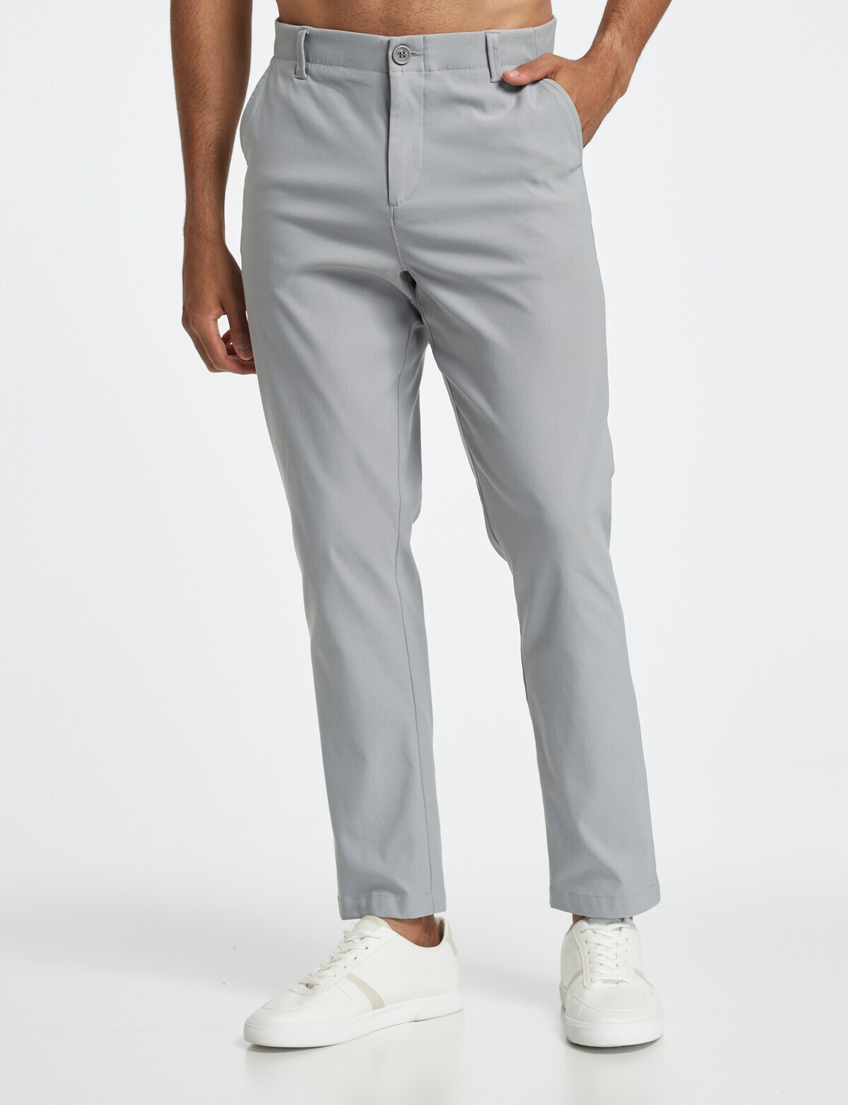 Gasoline Tech Chino Pant, Grey - Casual Pants