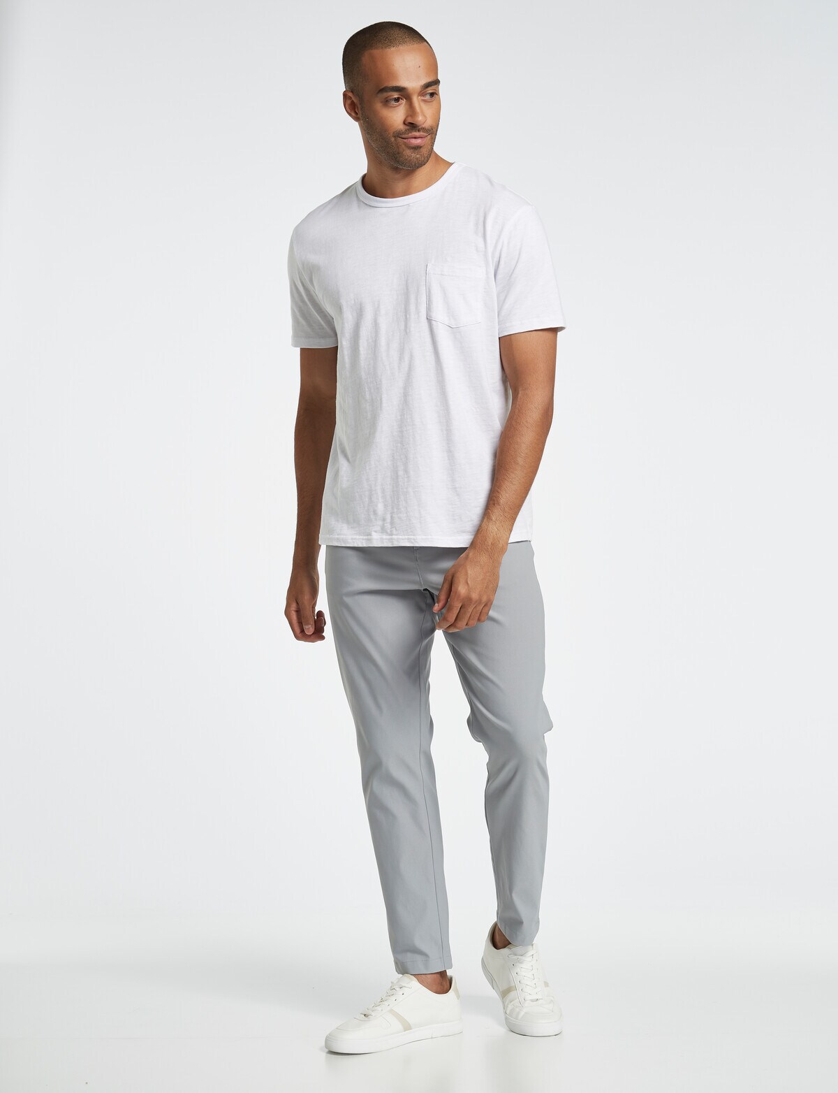 Gasoline Tech Chino Pant, Grey - Casual Pants
