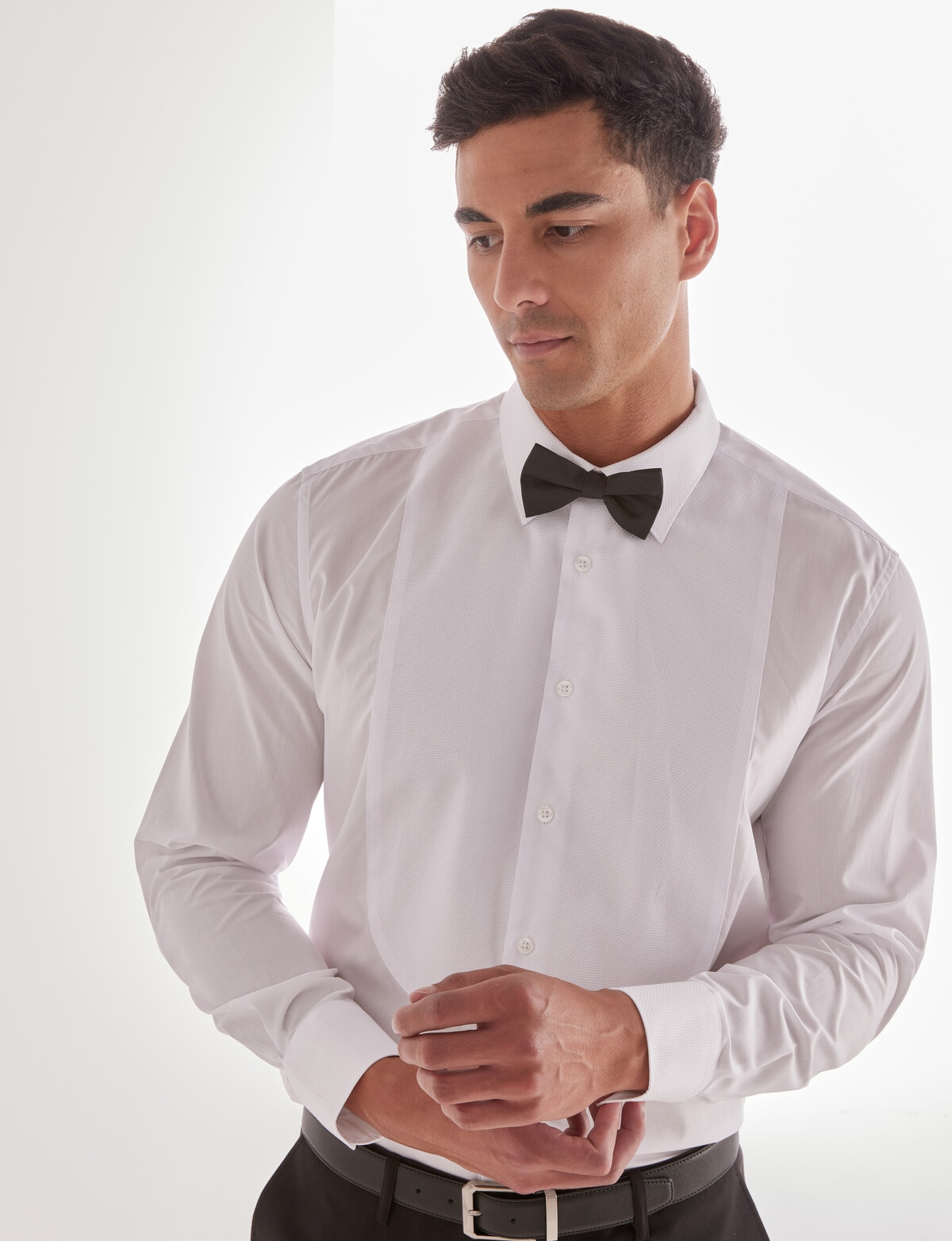 Laidlaw + Leeds Marcel Dinner Shirt, White - Formal Shirts