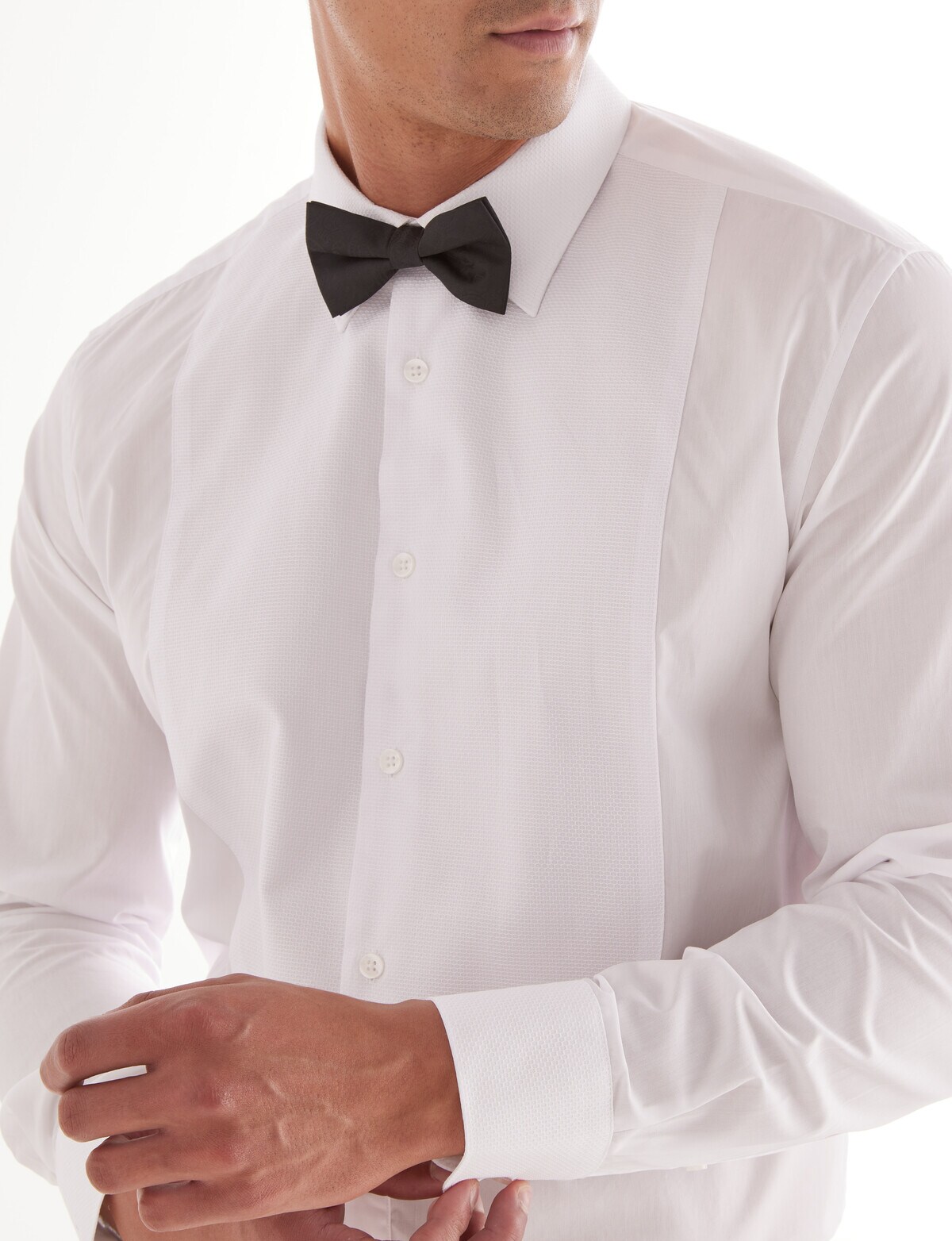 Laidlaw + Leeds Marcel Dinner Shirt, White - Formal Shirts