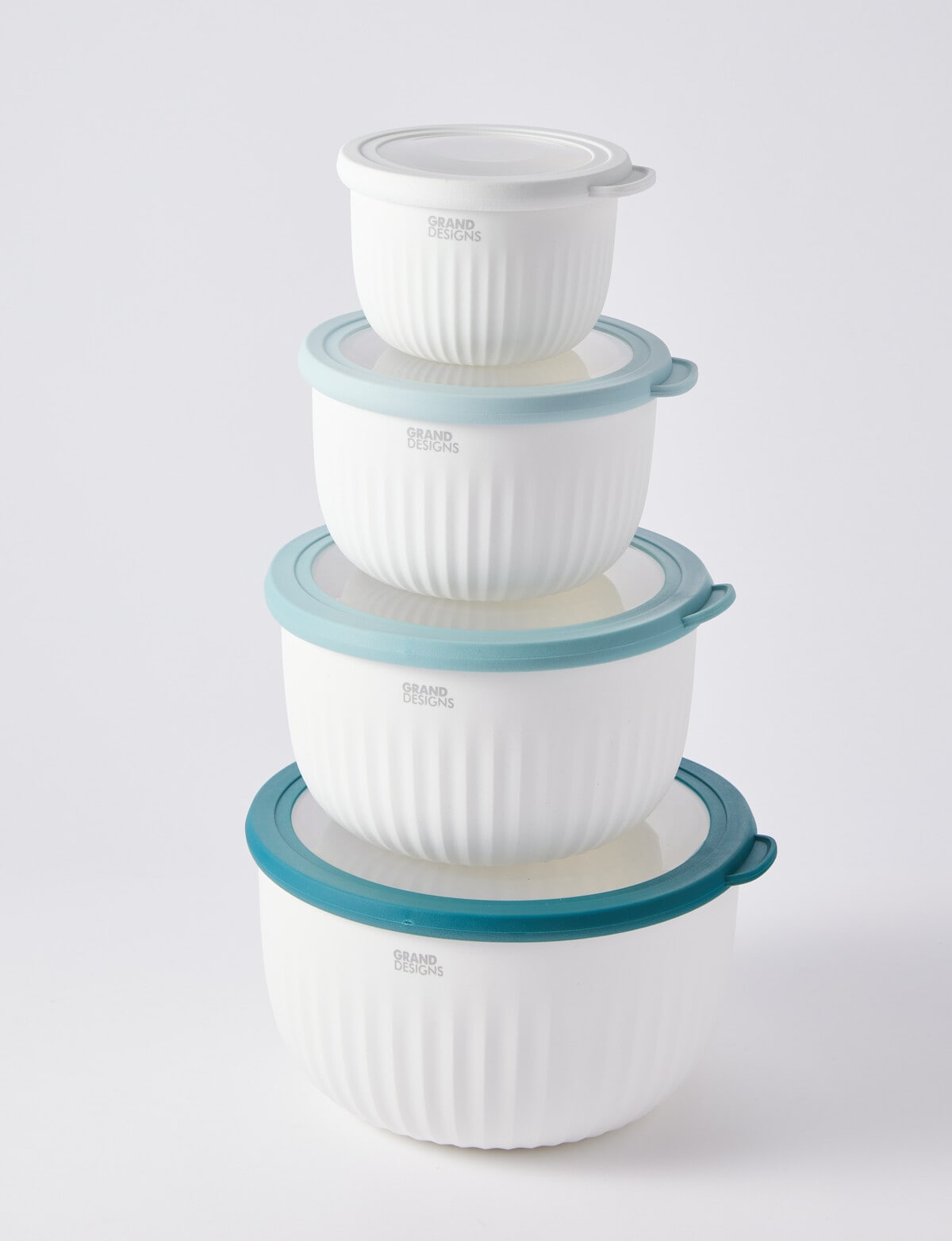 Grand Design Kitchen Stack & Store Bowls, Set of 4 - Food Storage