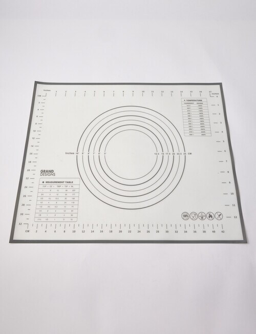 Grand Design Bake Silicon Pastry Mat - Kitchen Accessories